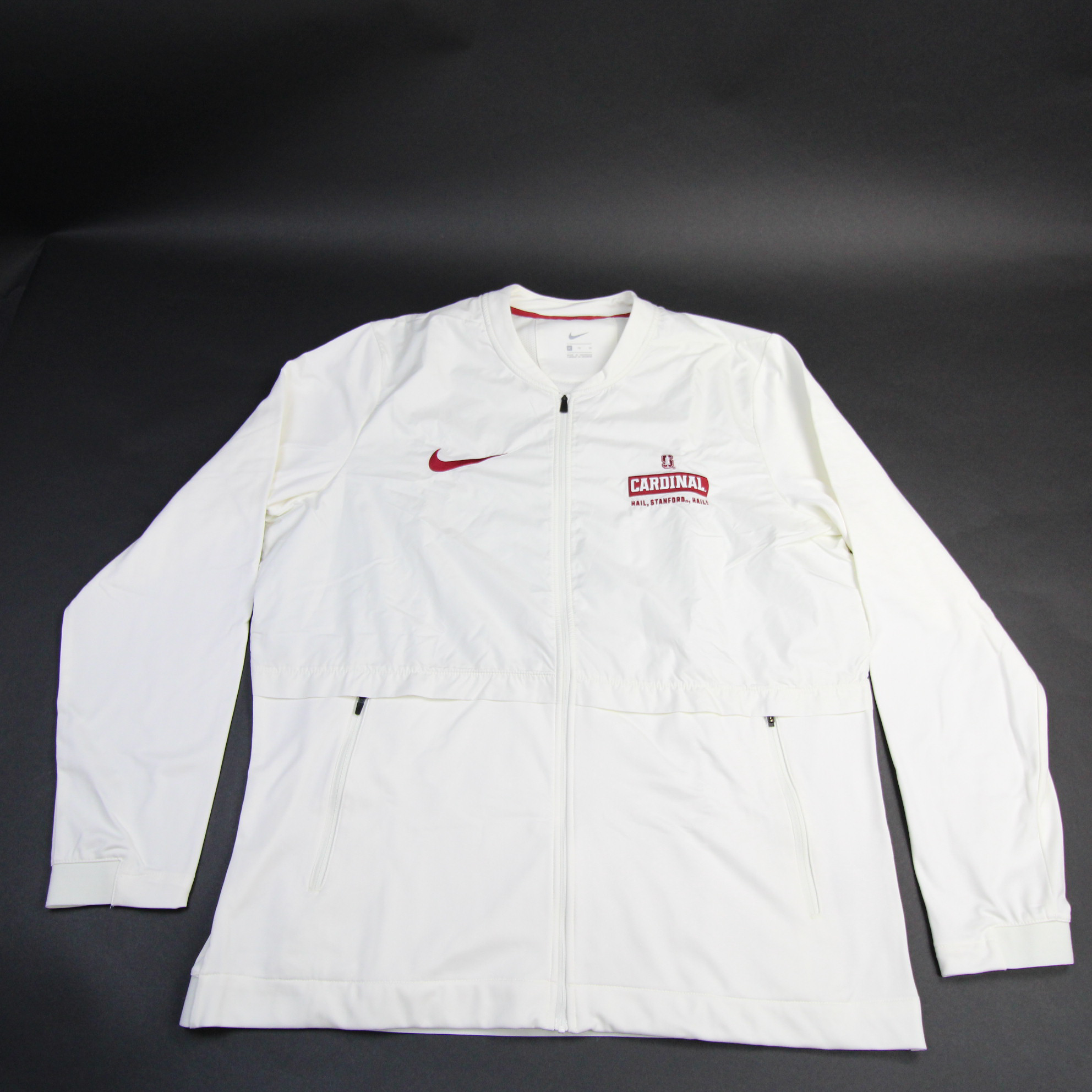 Stanford Cardinal Nike Jacket Men's White Used XL | SidelineSwap