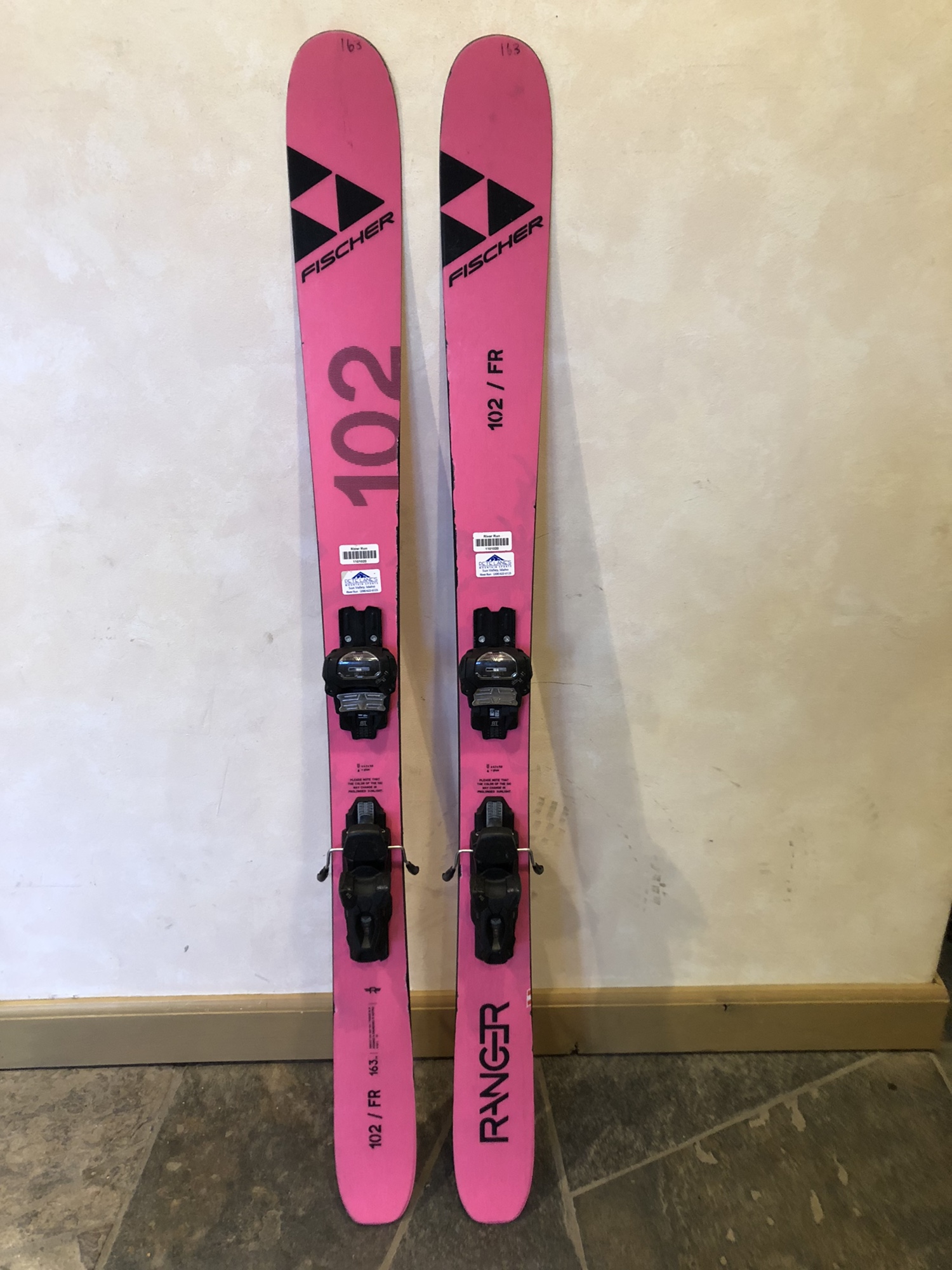 2022 Fischer Ranger 102 Skis With Bindings 163cm 1101020 | SidelineSwap