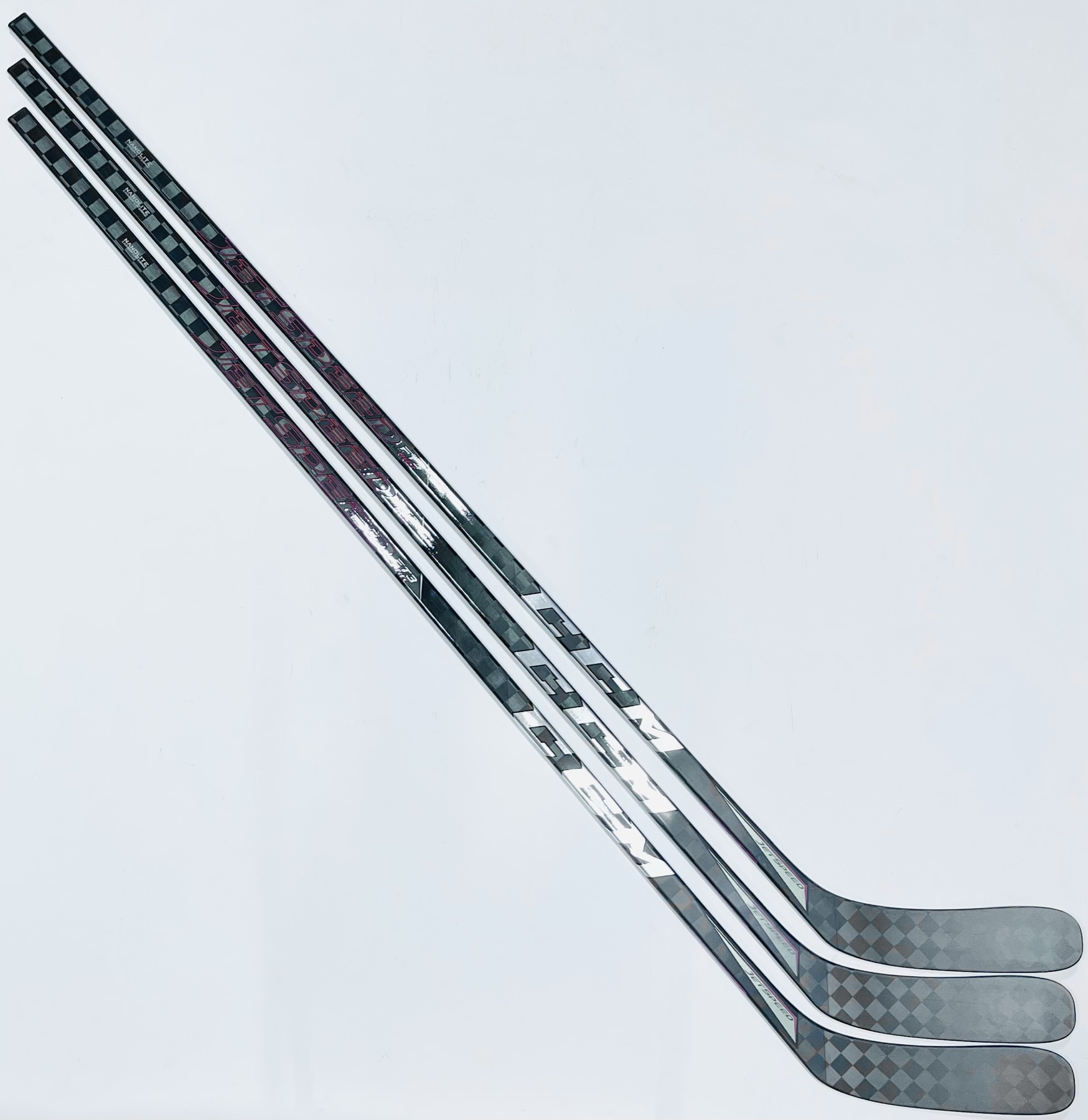 New 3 Pack CCM Jetspeed FT3 Pro Hockey Sticks-LH-75 Flex-P88-Stick' Em ...