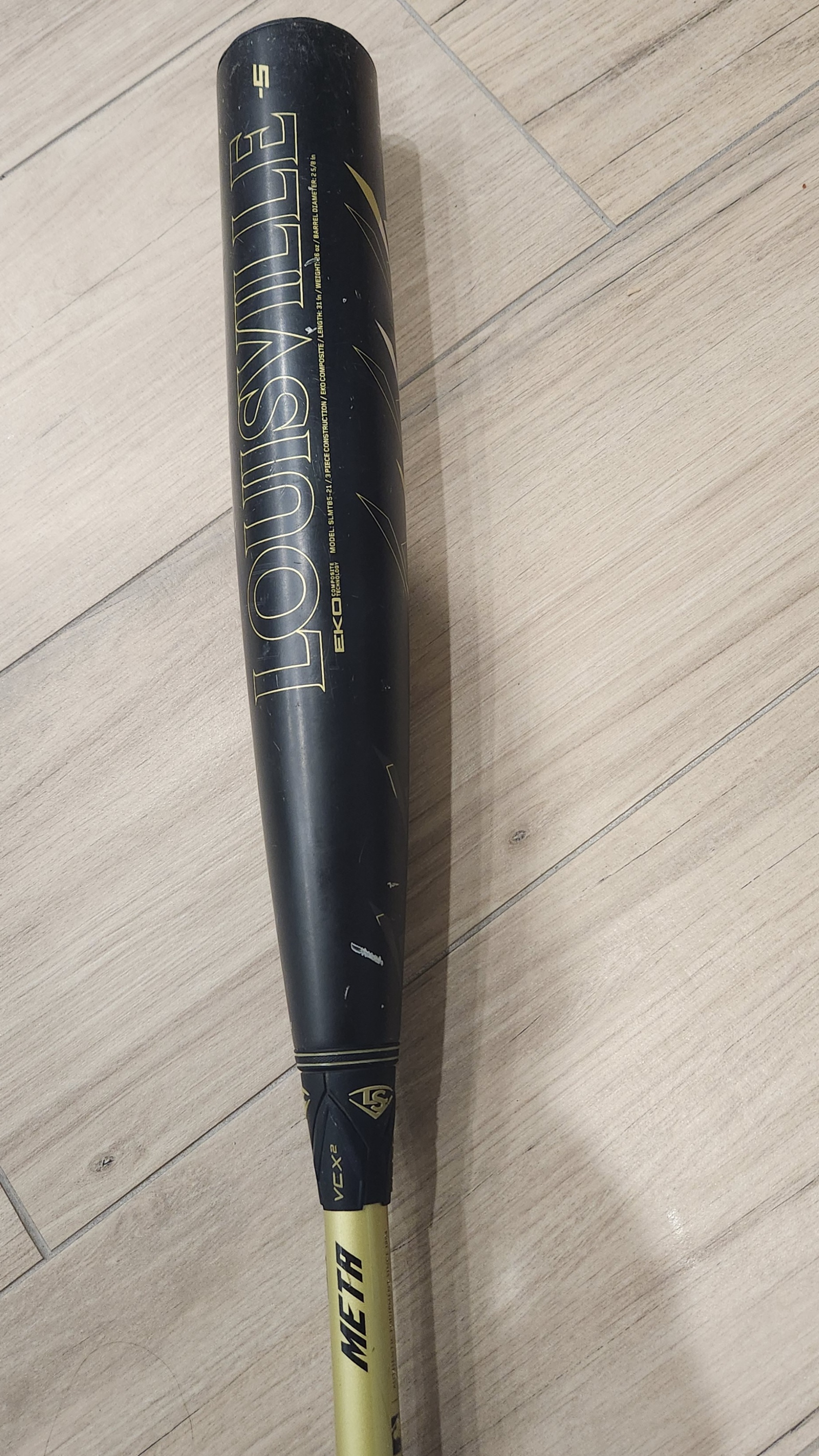 Used USSSA Certified 2021 Louisville Slugger Composite Meta Prime Bat ...