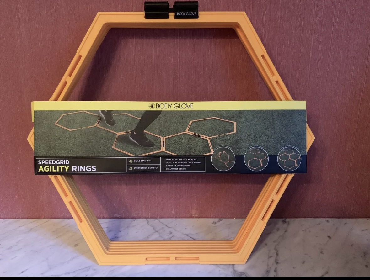 Body Glove SpeedGrid Agility Rings with 6 Hexagonal Rings | SidelineSwap