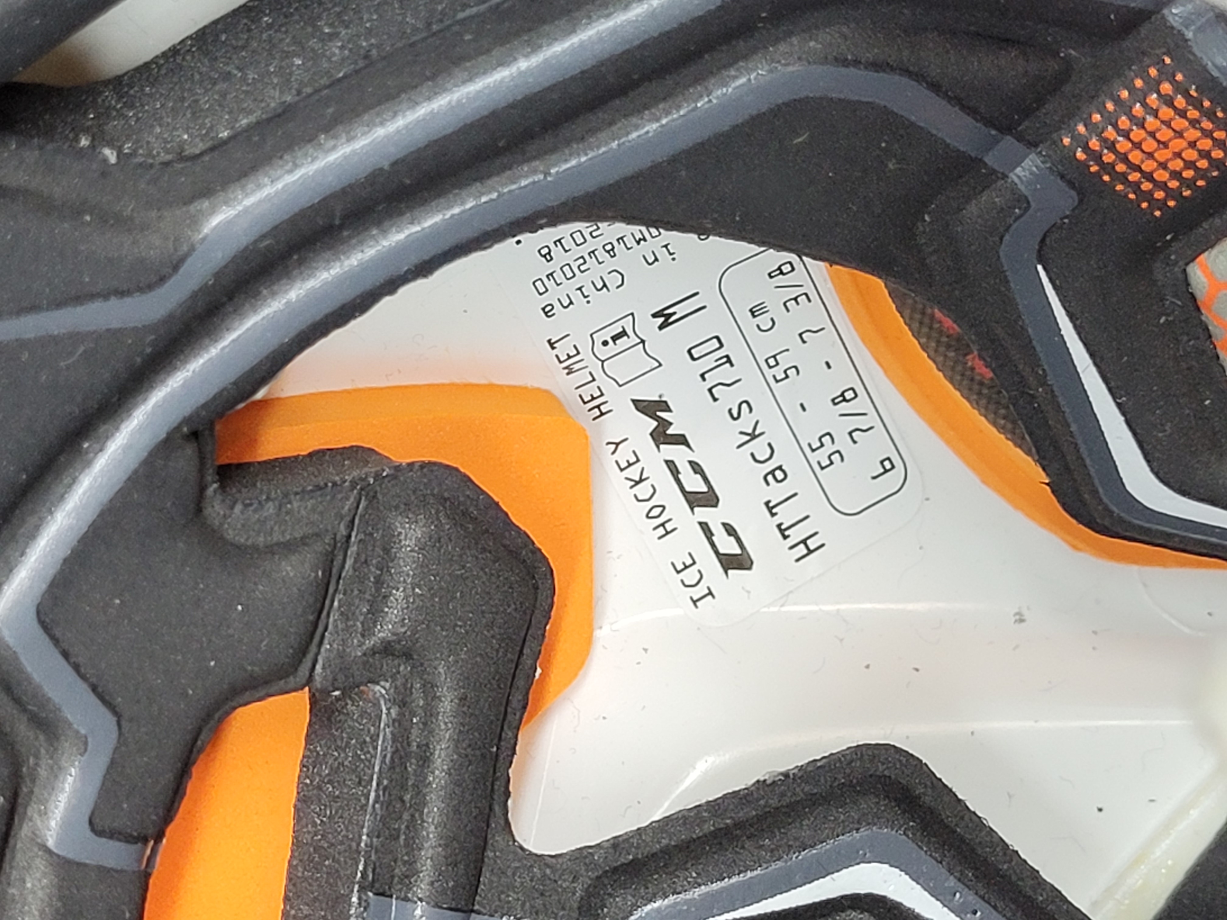 Used Medium CCM Tacks 710 Helmet Pro Stock #S15 | SidelineSwap