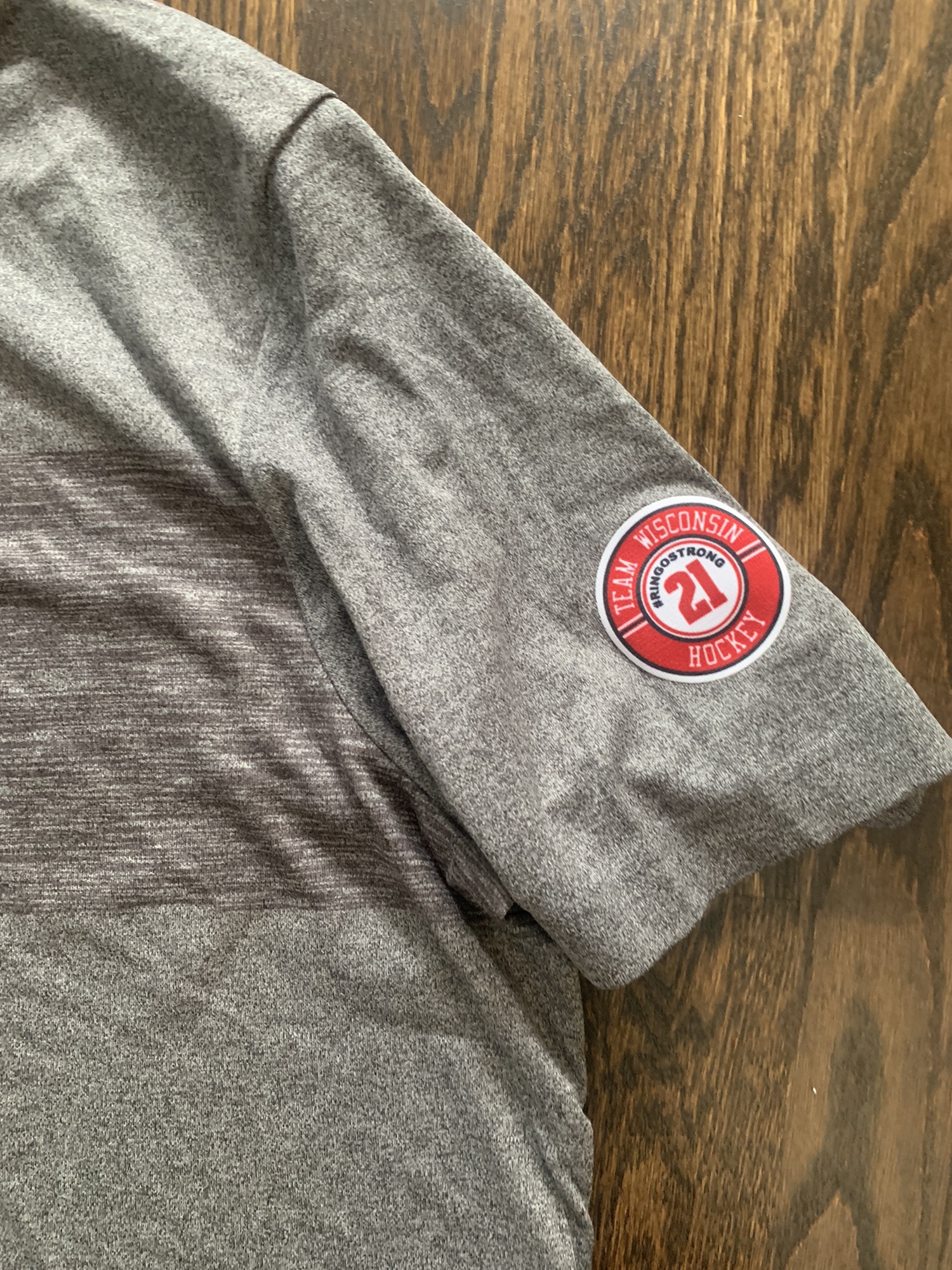 New XXL CCM Polo Team Wisconsin Logo Left Sleeve. Size XXL | SidelineSwap