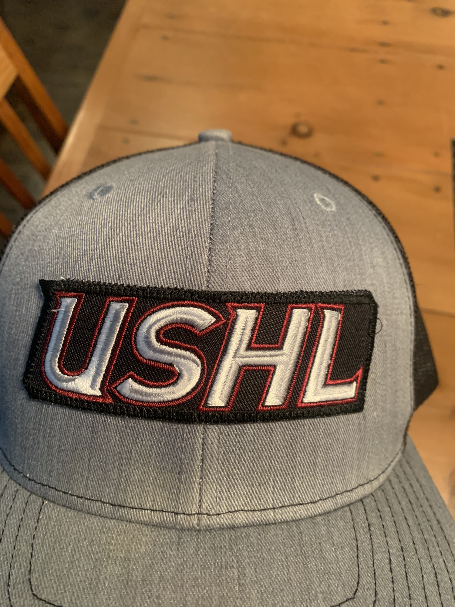 NEW - USHL SnapBack Hat Retro USHL Logo | SidelineSwap