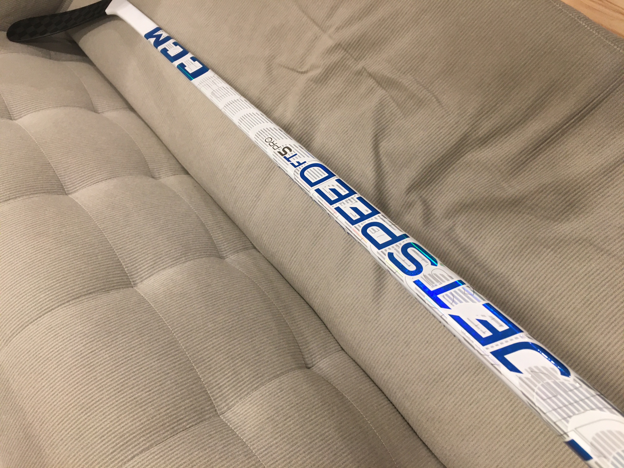 Rare JOHN TAVARES CCM Jetspeed FT5 Pro Stock Hockey Stick White Toronto ...