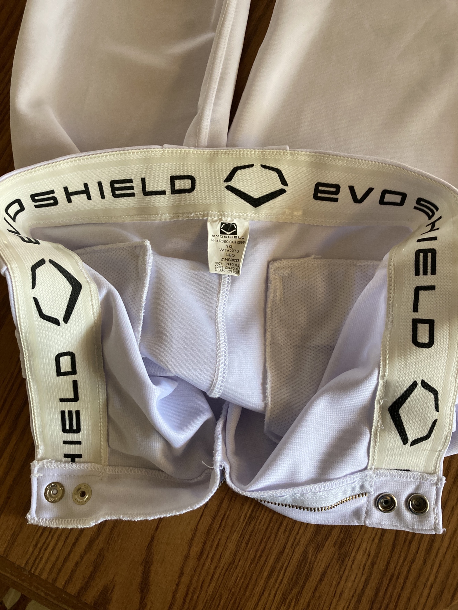 White Used XL EvoShield Game Pants | SidelineSwap