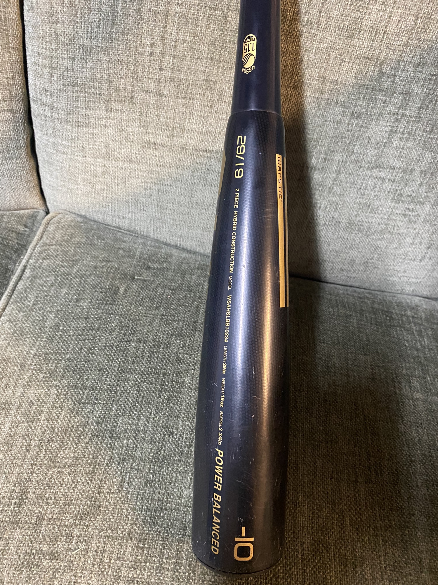 2019 Warstic Gunner Hybrid (-10) 19 oz 29" Bat | SidelineSwap