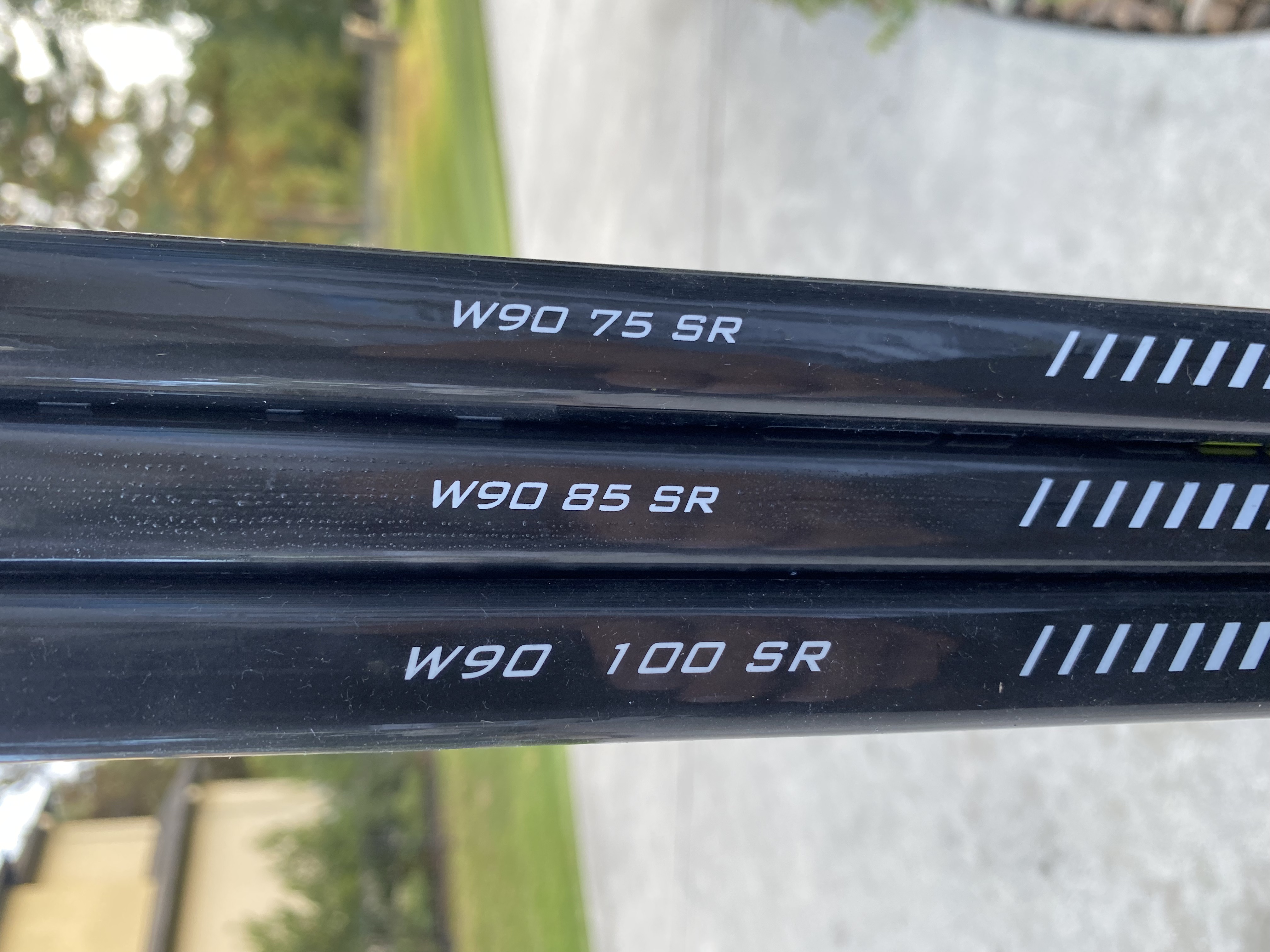 New! 2 PACK Alpha DX Pro Stock Hockey Sticks Left W03 MAX Backstrom ...