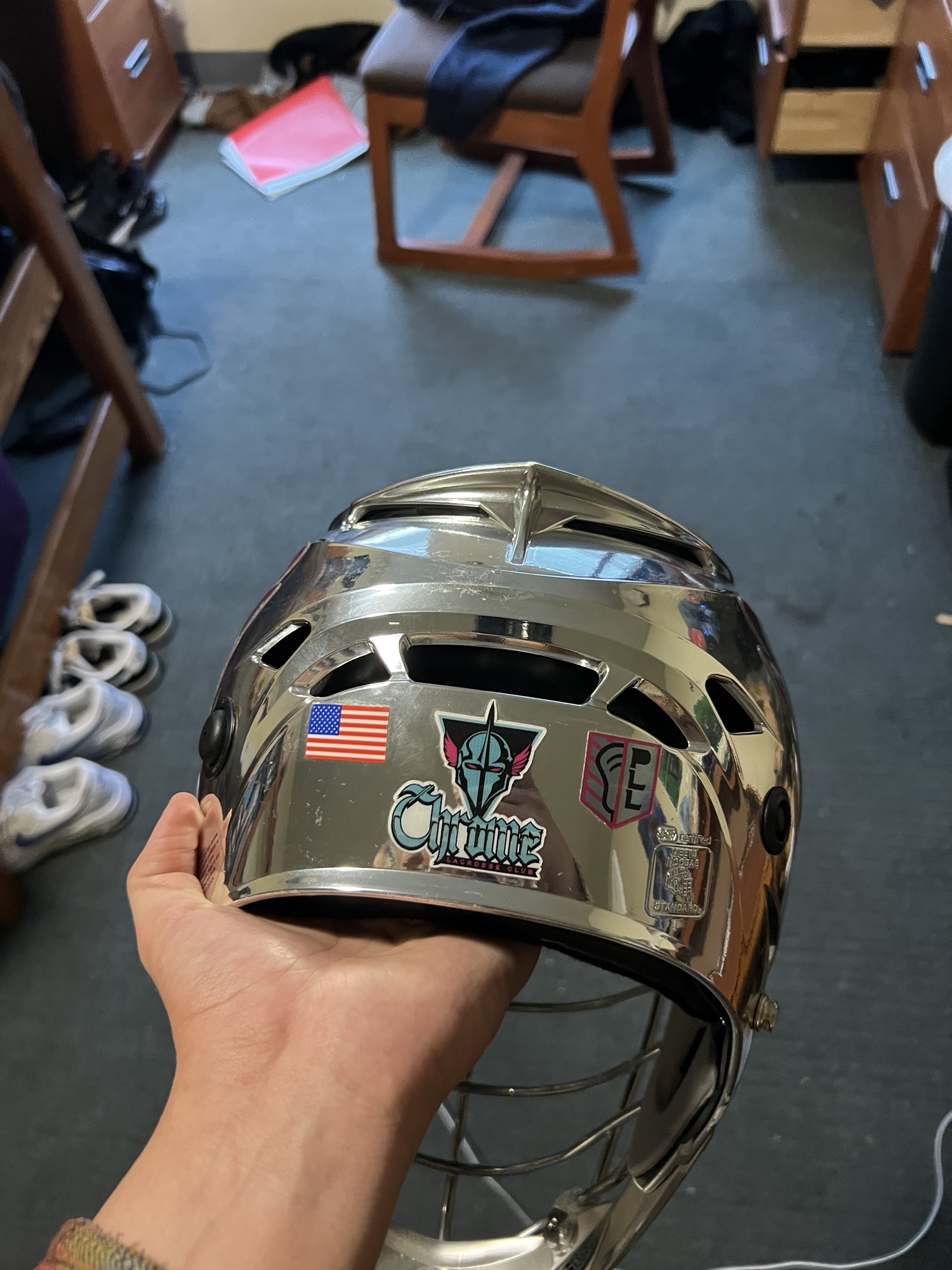 PLL Chrome STX Rival Game Worn Helmet | SidelineSwap