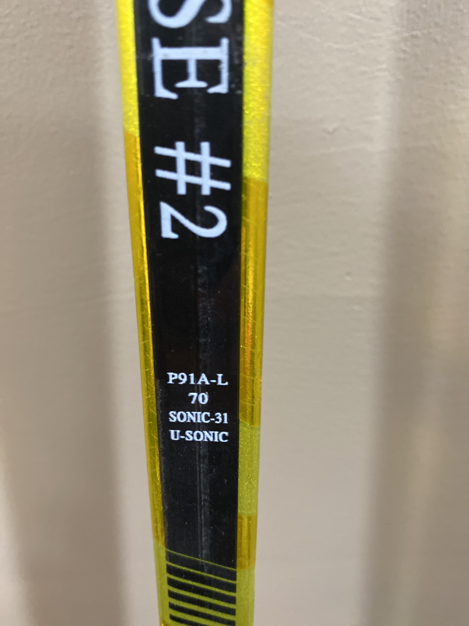 2 Pack P91A 70 Flex LH Pro Stock Bauer UltraSonic Stick Item#MNK91a ...