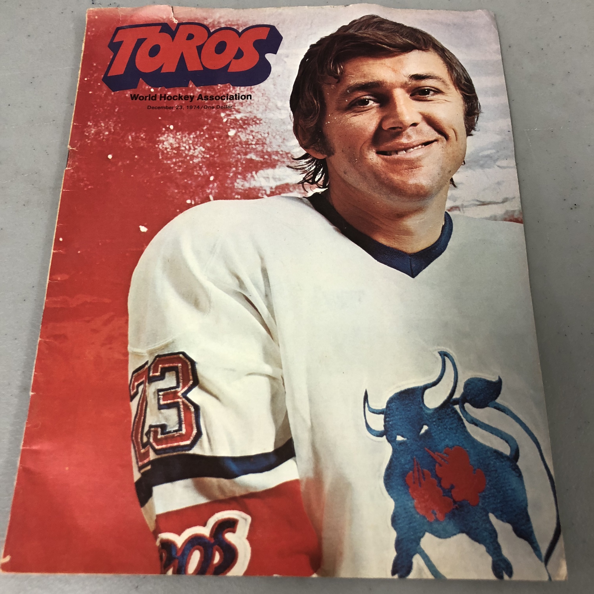 WHA Toronto Toros 1974 programme | SidelineSwap