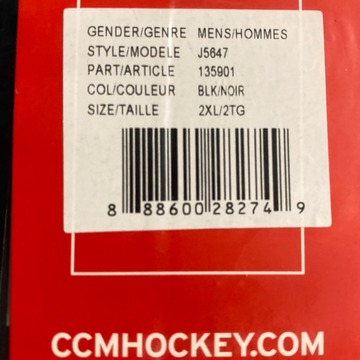 NEW CCM Team Winter Jacket, Black, Sr. XXL | SidelineSwap