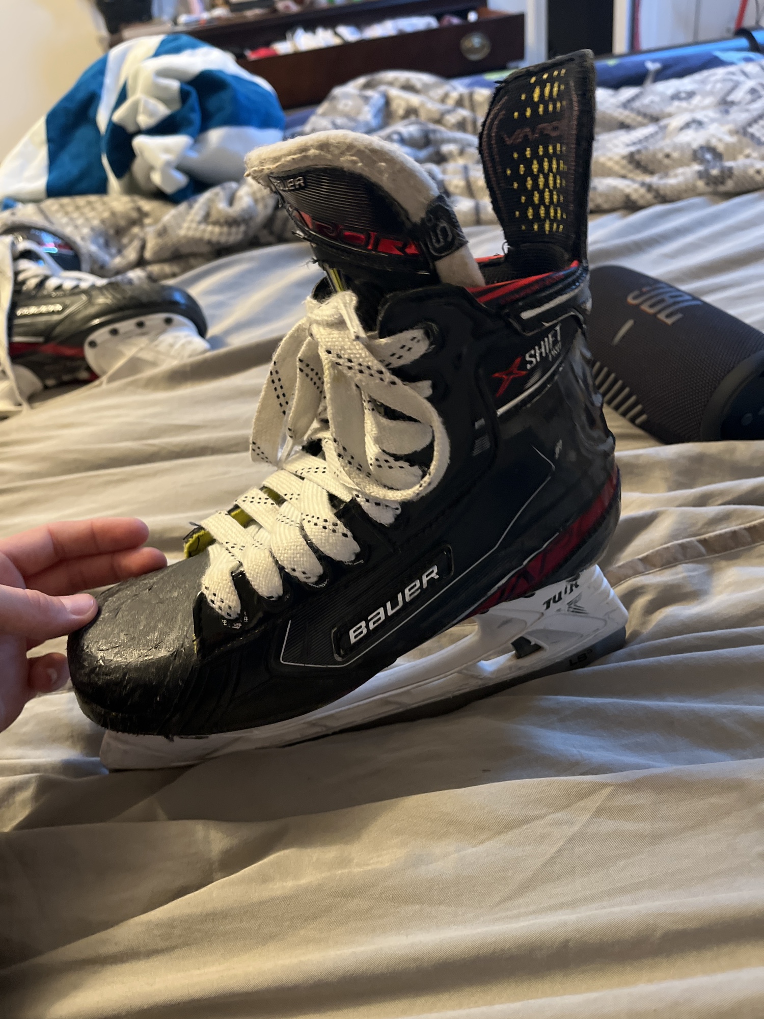 Used Bauer Regular Width Pro Stock Size 6.5 Vapor X Shift Pro Hockey ...