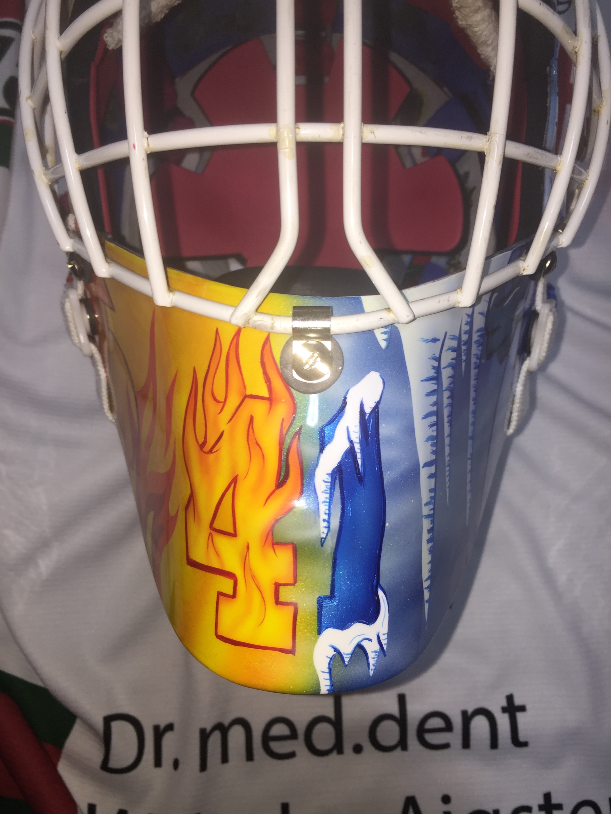 Heaton Snow Miser Heat Miser Goalie Mask | SidelineSwap