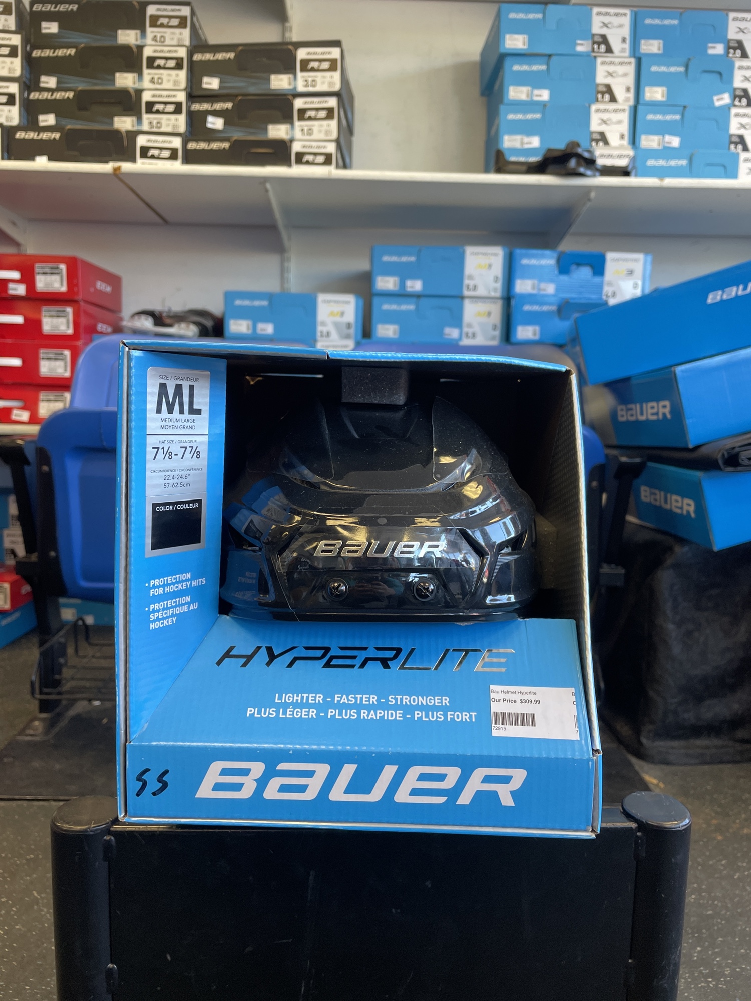 New Large Bauer Hyperlite Helmet | SidelineSwap