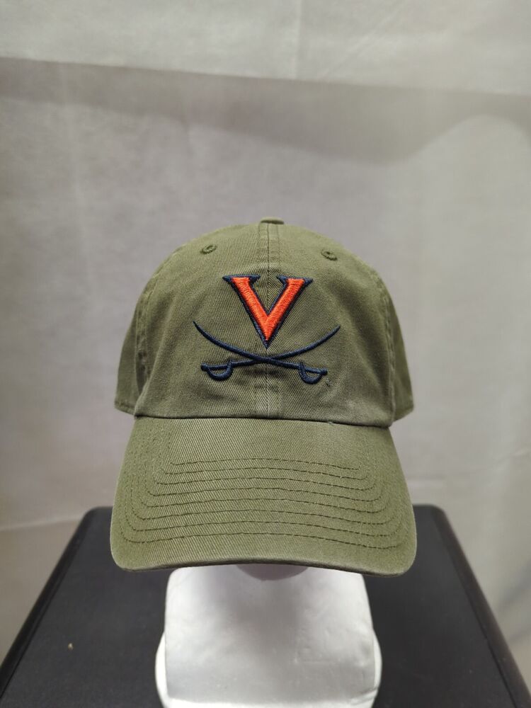 Virginia Cavaliers '47 Strapback Hat Olive Green NCAA | SidelineSwap