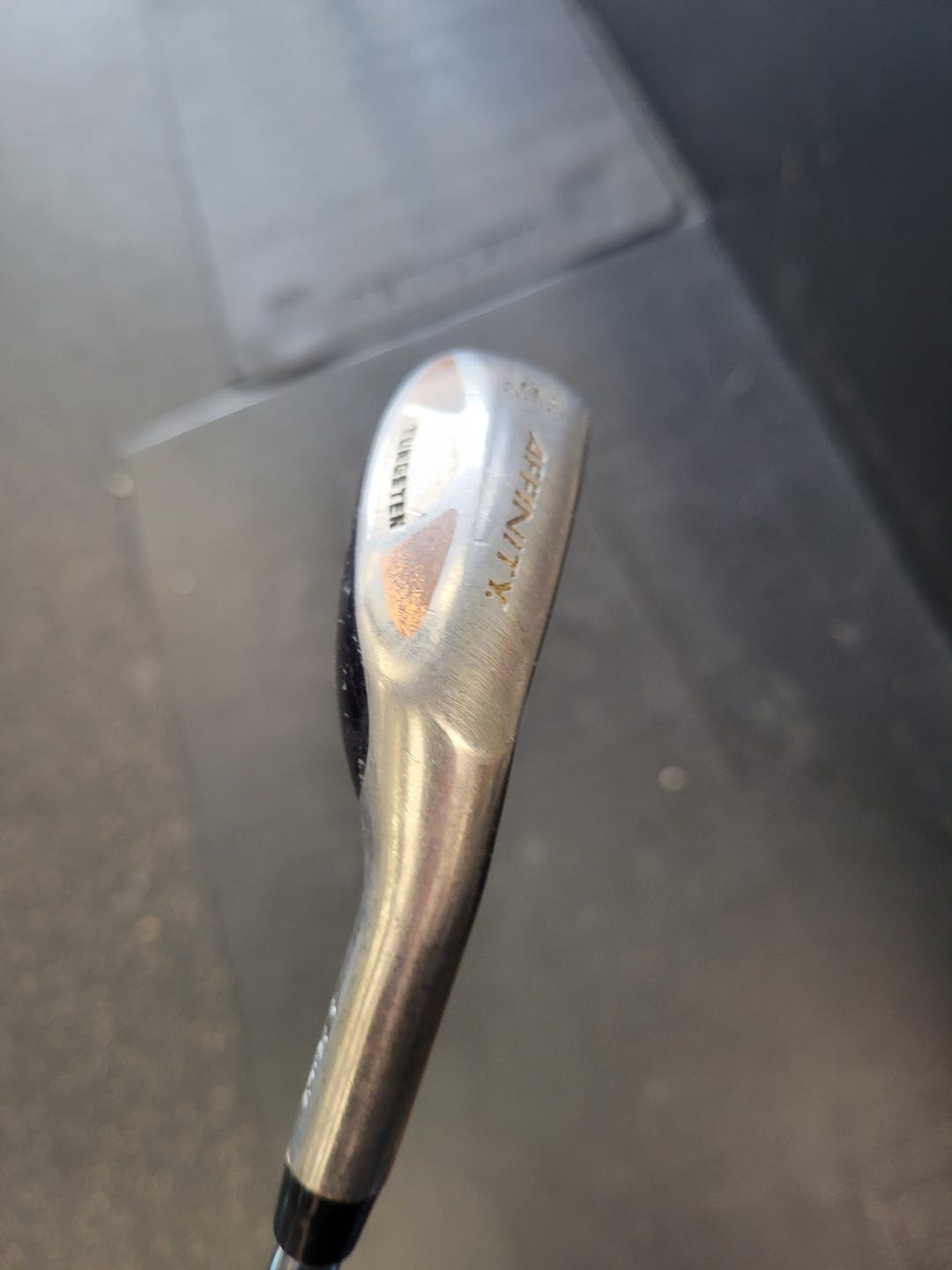 Used Affinity Tungsten 1 Iron Regular Flex Steel Shaft Individual Irons ...