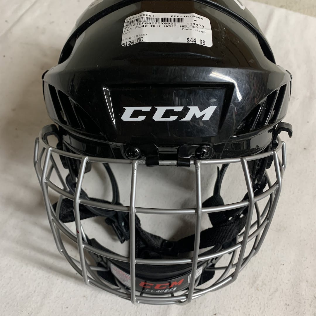 Used Ccm Fl40 Md Hockey Helmet | SidelineSwap