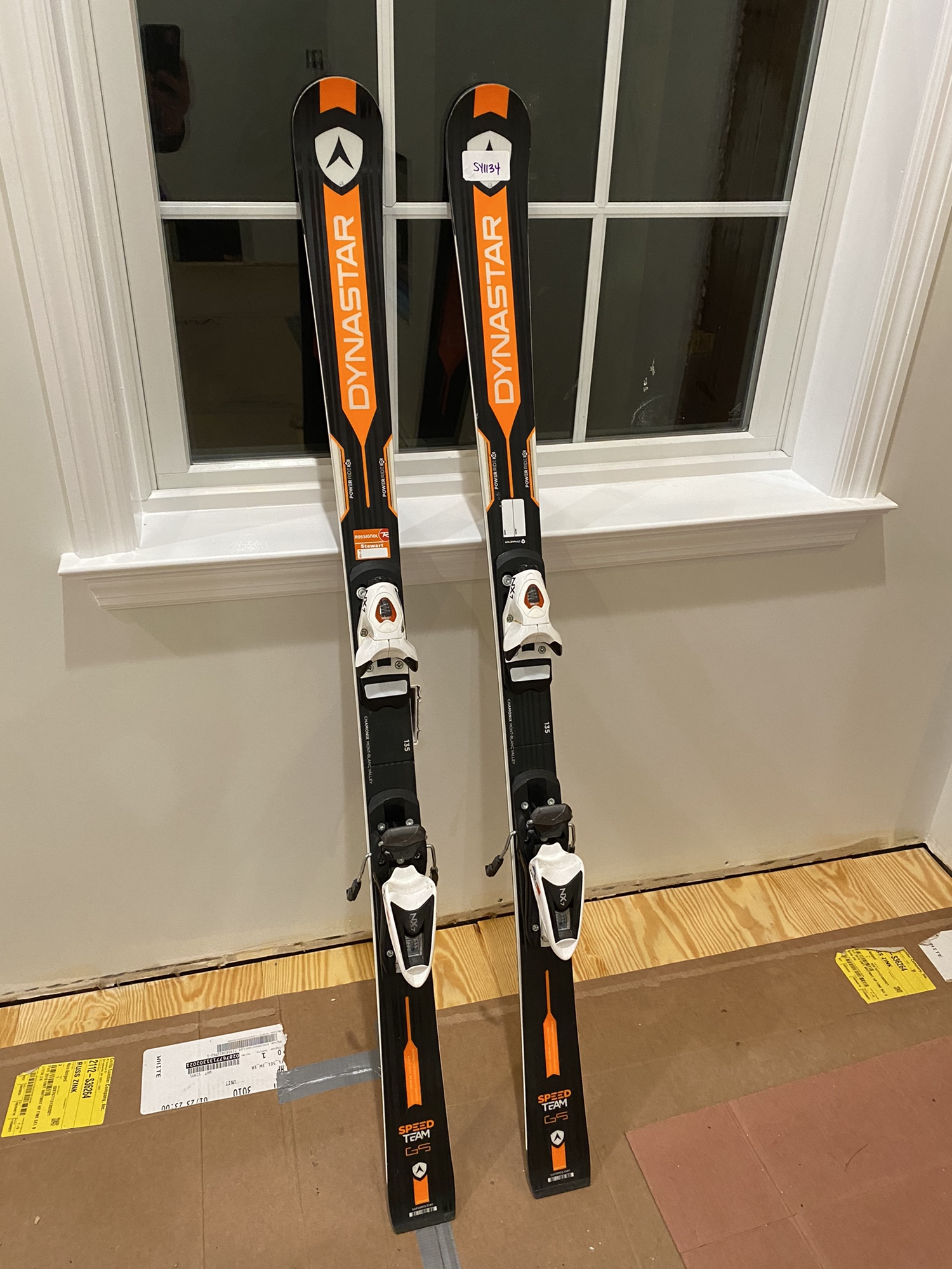 Used Kids Dynastar Racing Spped Team GS 135cm Skis with Look NX7 ...