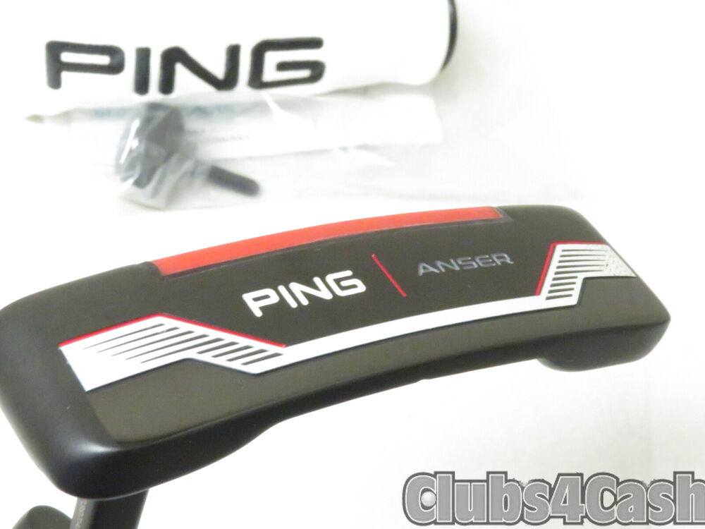 PING 2021 Anser Putter Black Dot Adjustable +Tool & Cover LEFT Hand LH ...