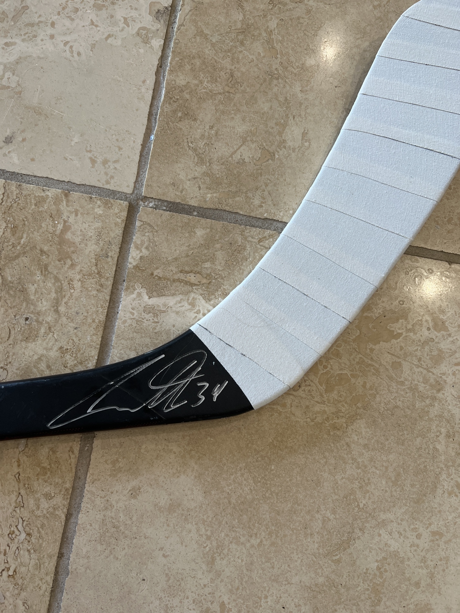 Auston Matthews Signed Game Used Hockey Stick | SidelineSwap