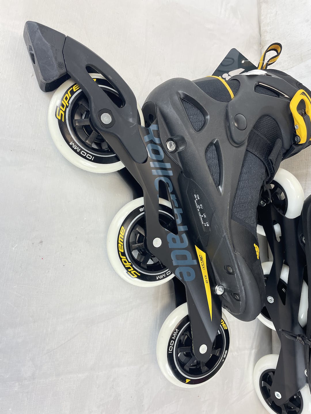 Used Rollerblade Macroblade 100 3wd Mens 10 Inline Skates - Near New ...