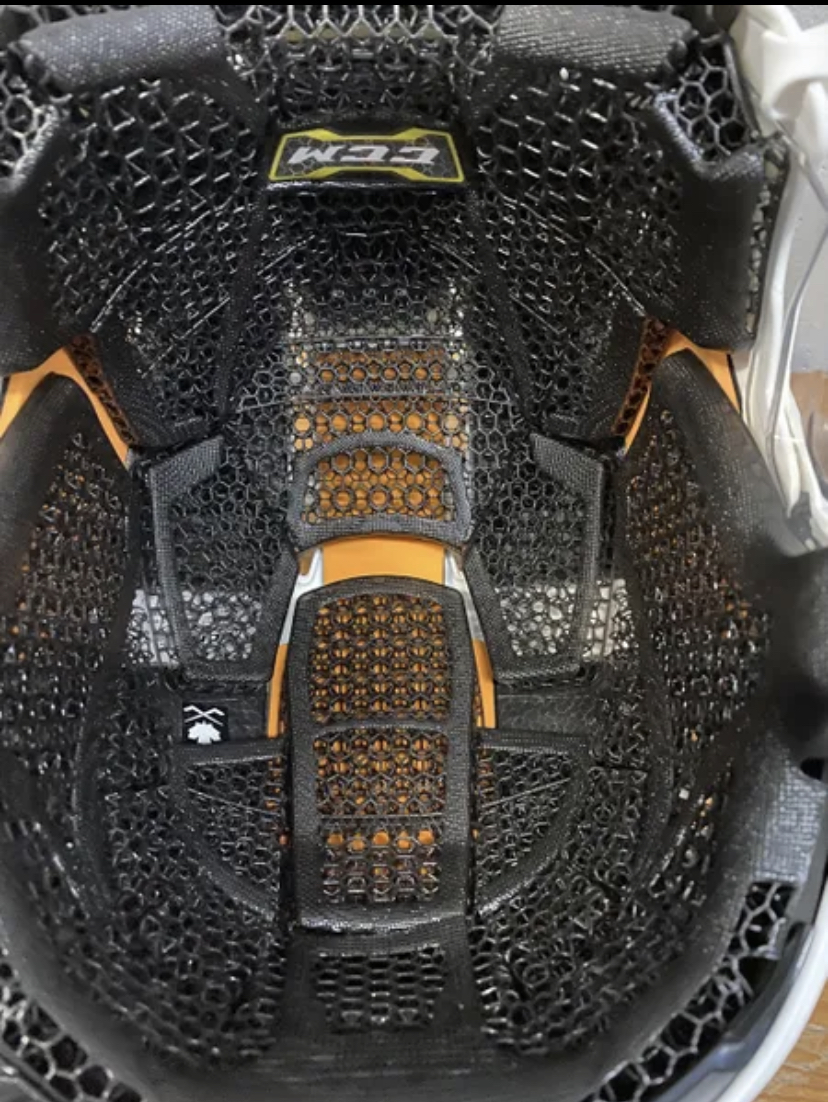 Pro Stock White Medium CCM Tacks X Helmet | SidelineSwap