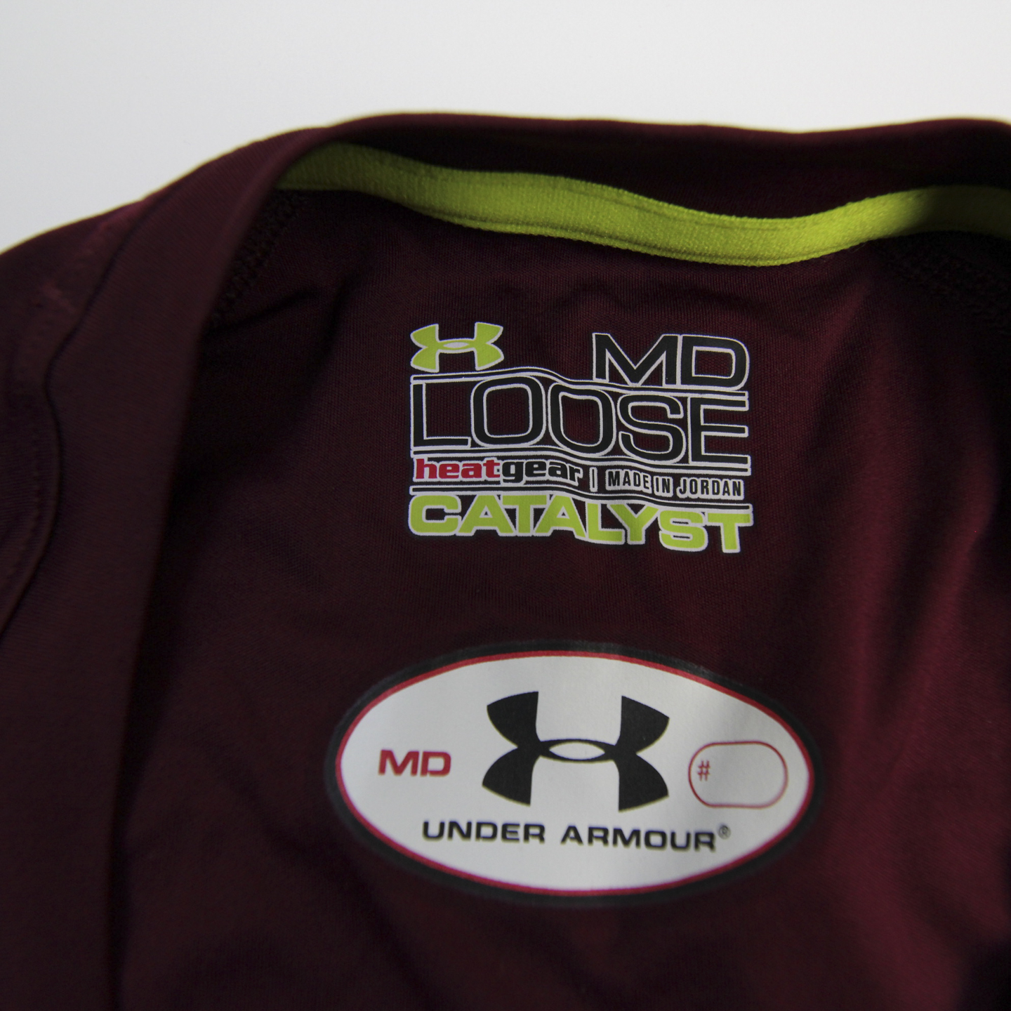 Penn Quakers Under Armour HeatGear Short Sleeve Shirt Men's Maroon New ...