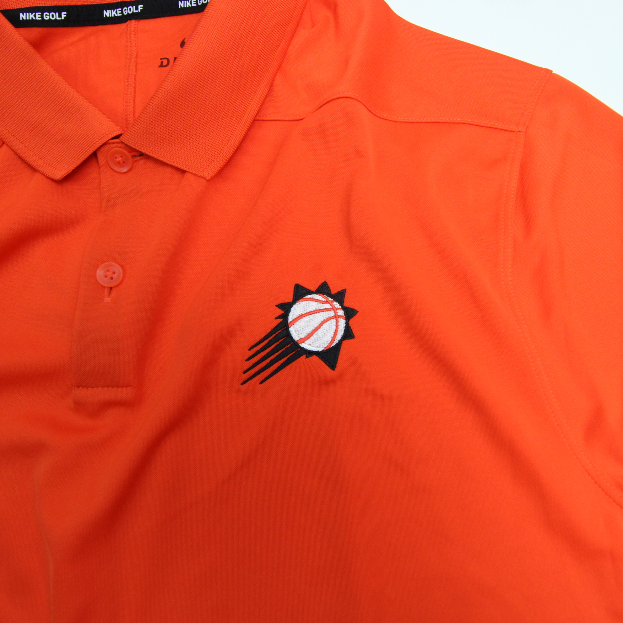 Phoenix Suns Nike Golf Dri-Fit Polo Men's Orange New L | SidelineSwap