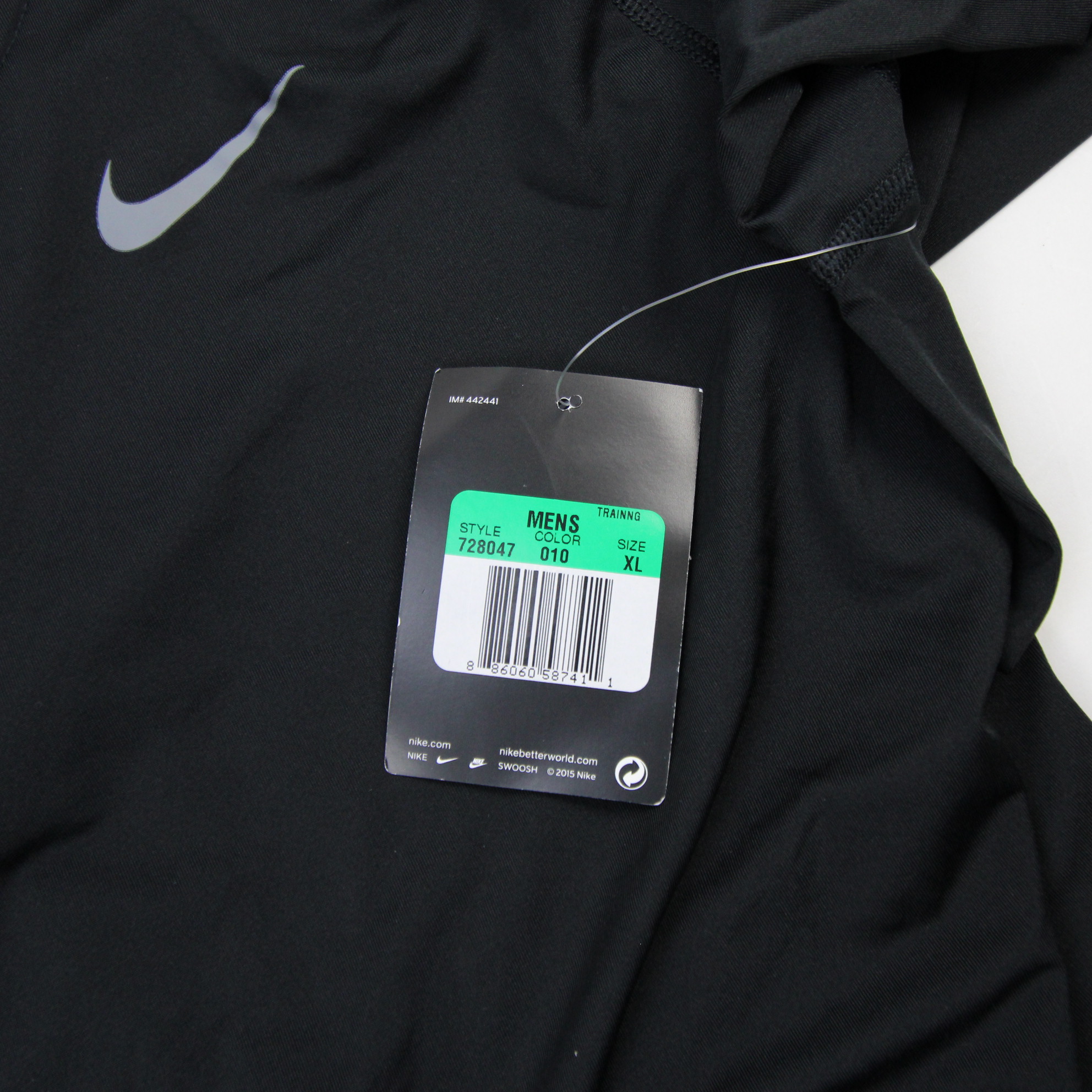 Nike Pro Dri-Fit Compression Top Men's Black New with Tags XL ...