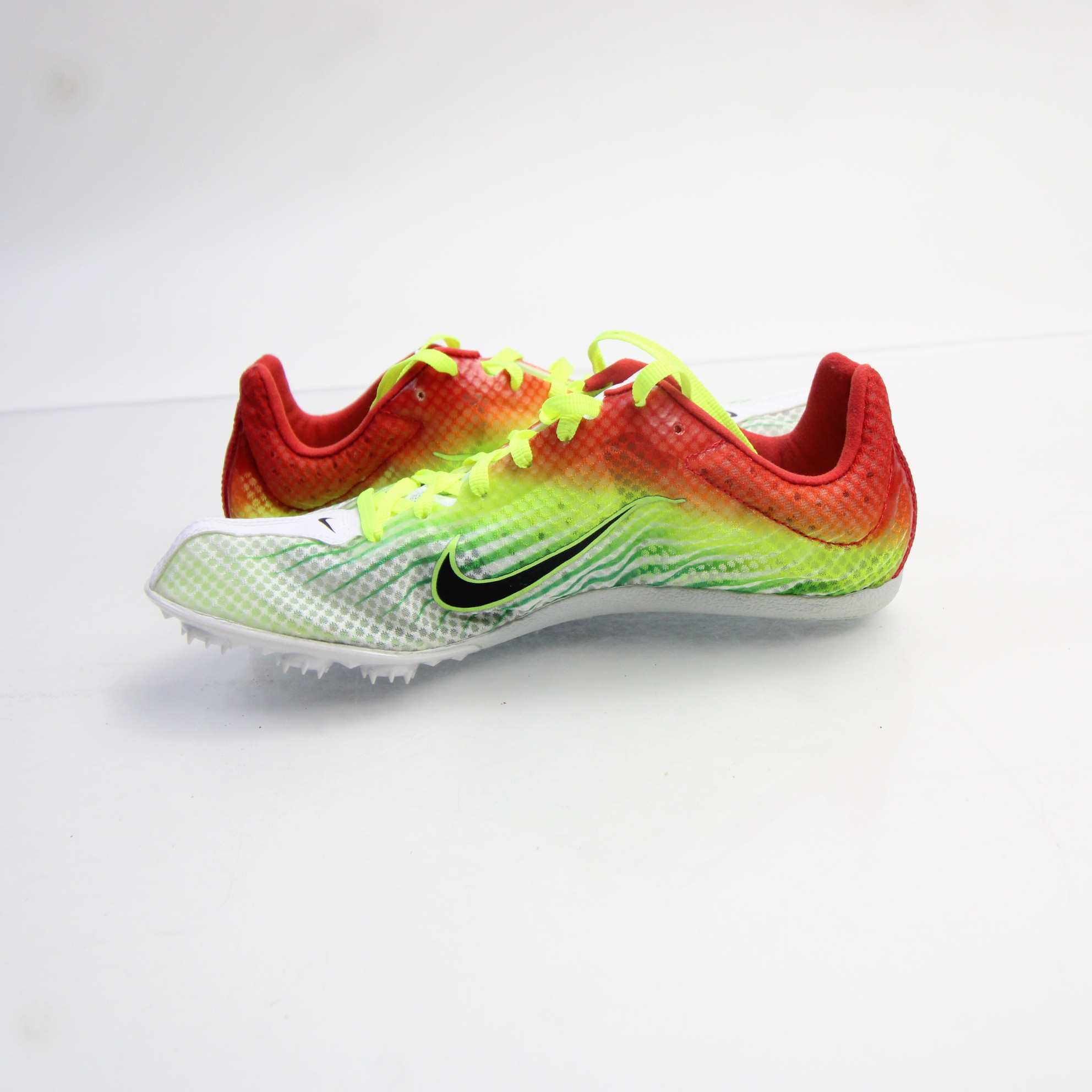 Nike Zoom Track Cleat Men's Neon Green/Red Used 5.5 | SidelineSwap