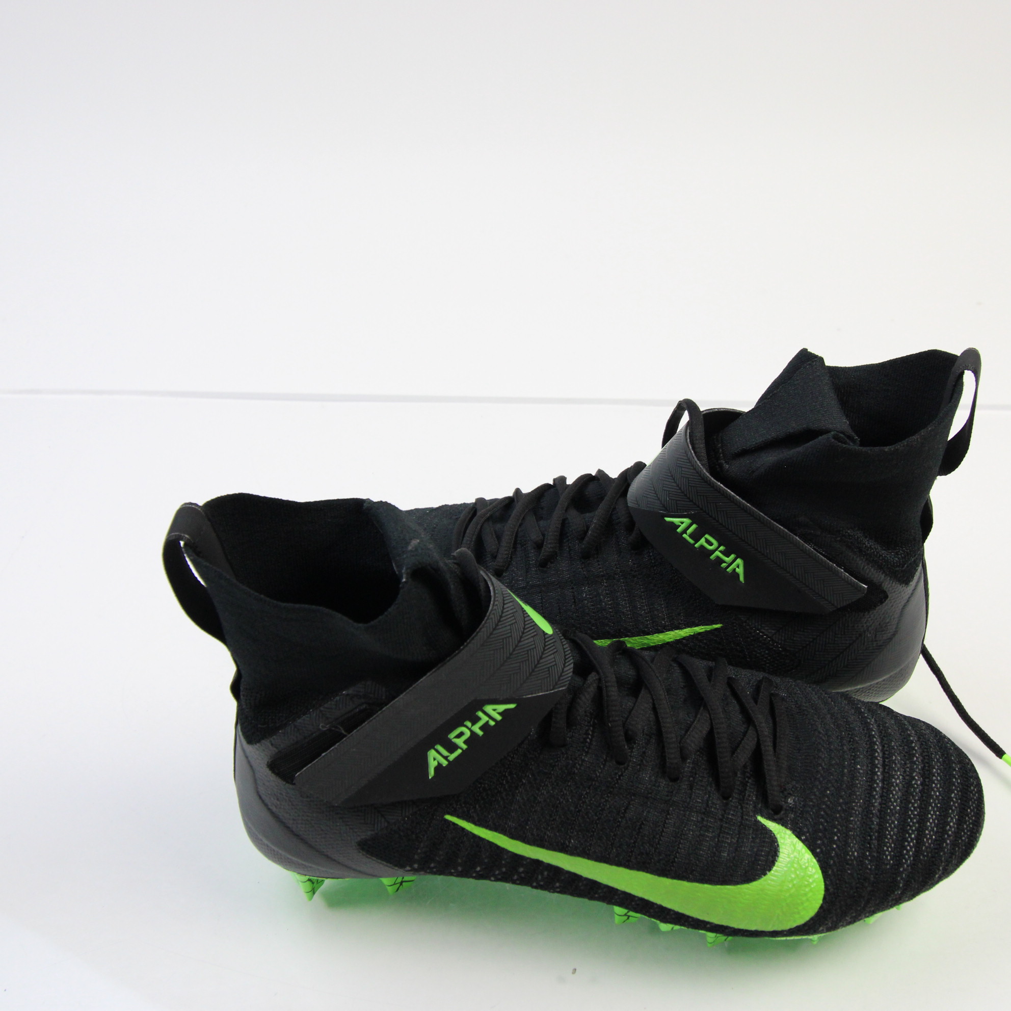 Oregon Ducks Nike Alpha Football Cleat Men's Black/Lime Green New 14W ...