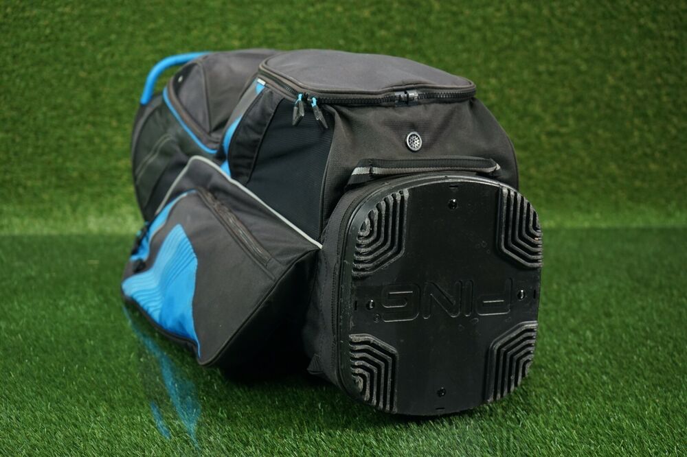 PING TRAVERSE 14-WAY DIVIDER GOLF CART BAG, GRAY/BLUE | SidelineSwap