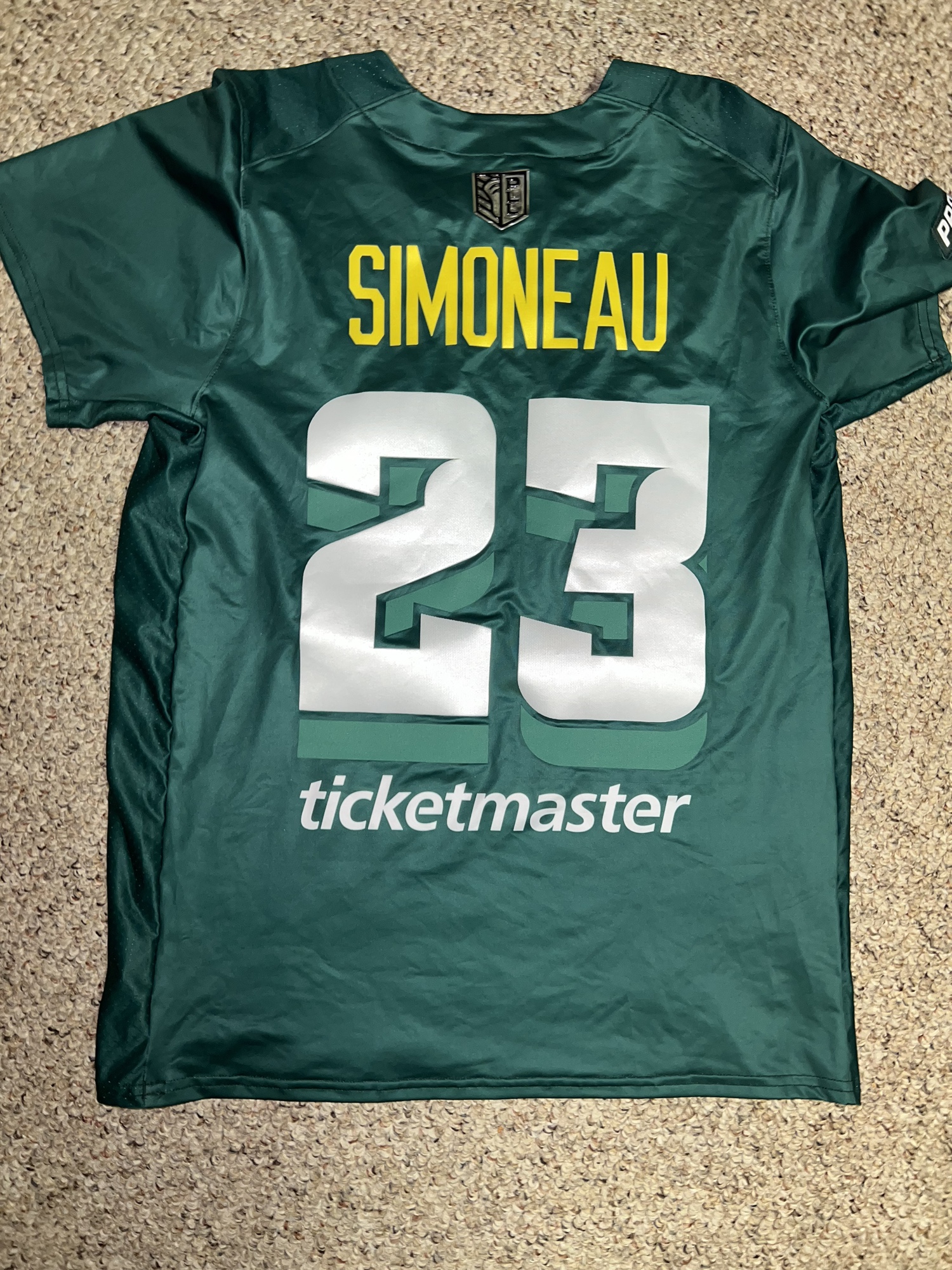 PLL Game Worn Redwoods Drew Simoneau Jersey | SidelineSwap