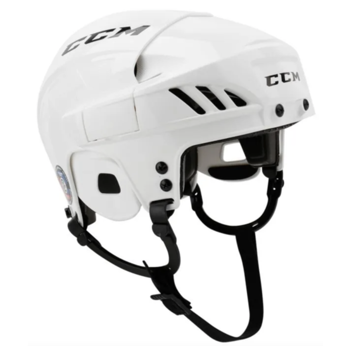 Two New CCM FL40 Small White Helmets and One New CCM 110 Small White ...