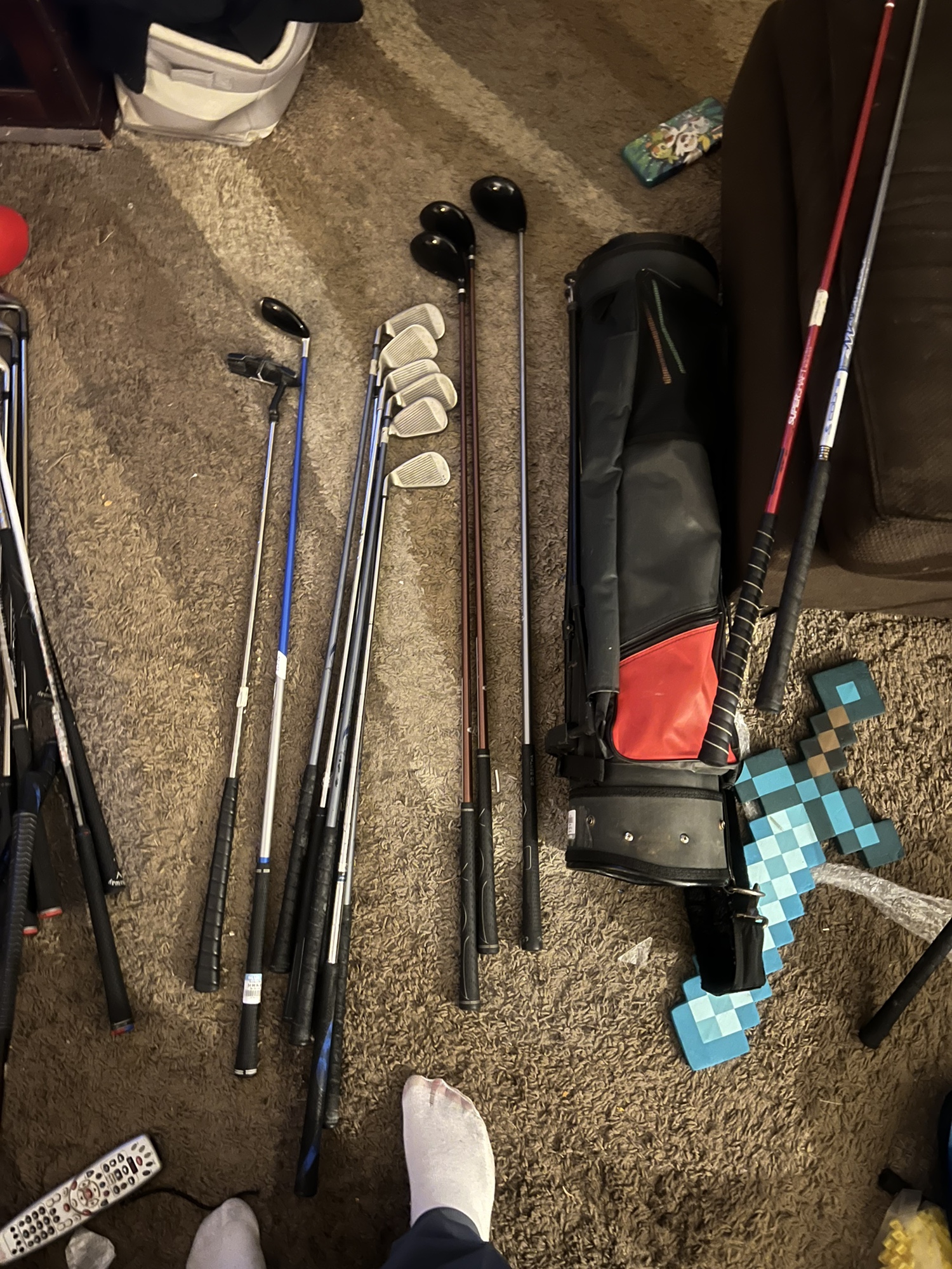 Men's Right Handed Regular Flex 11 Pieces Big Bertha Clubs (Full Set ...