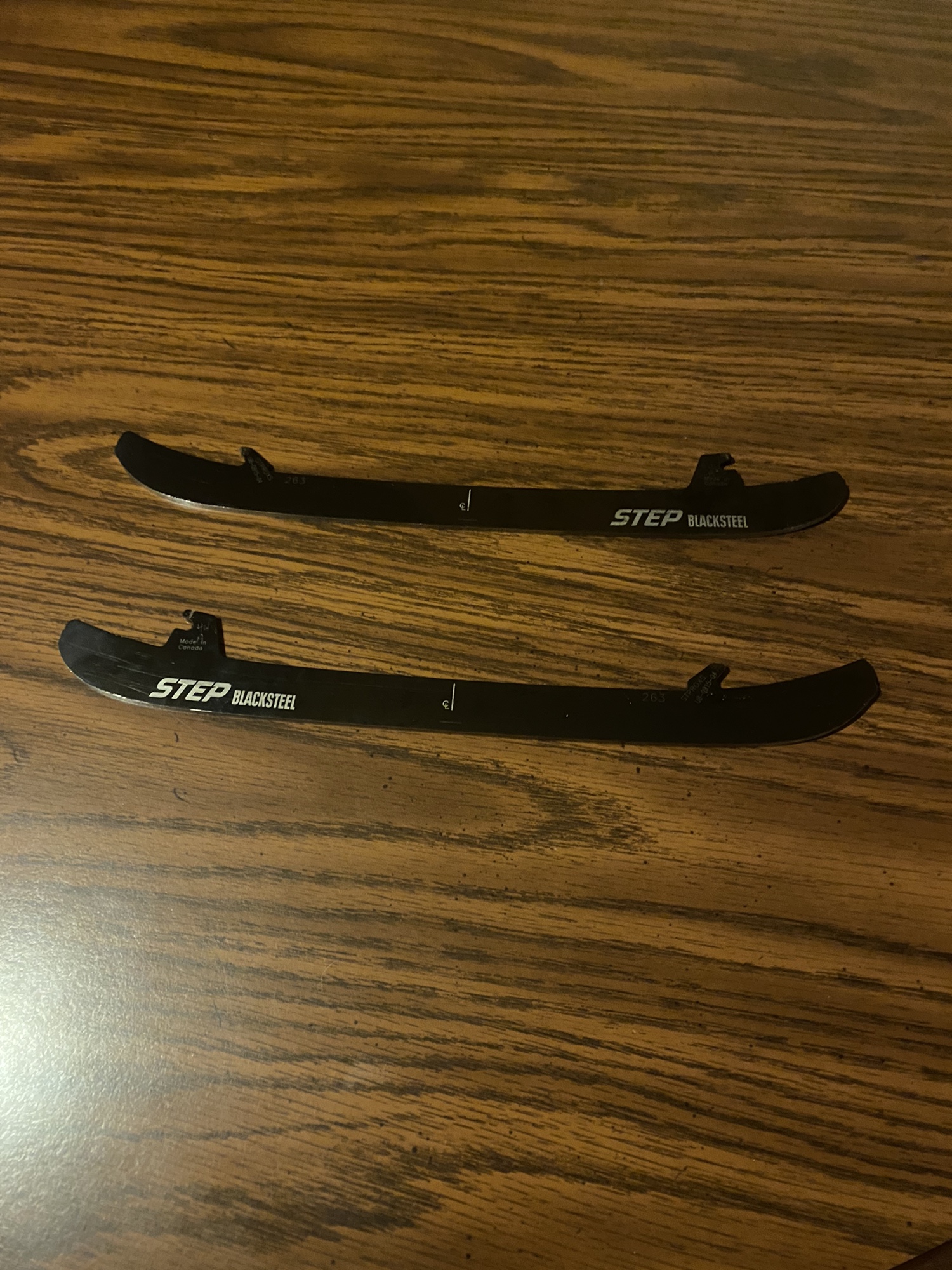 Step Steel Hockey St Pro XS BlackSteel 263 Steel Runners | SidelineSwap