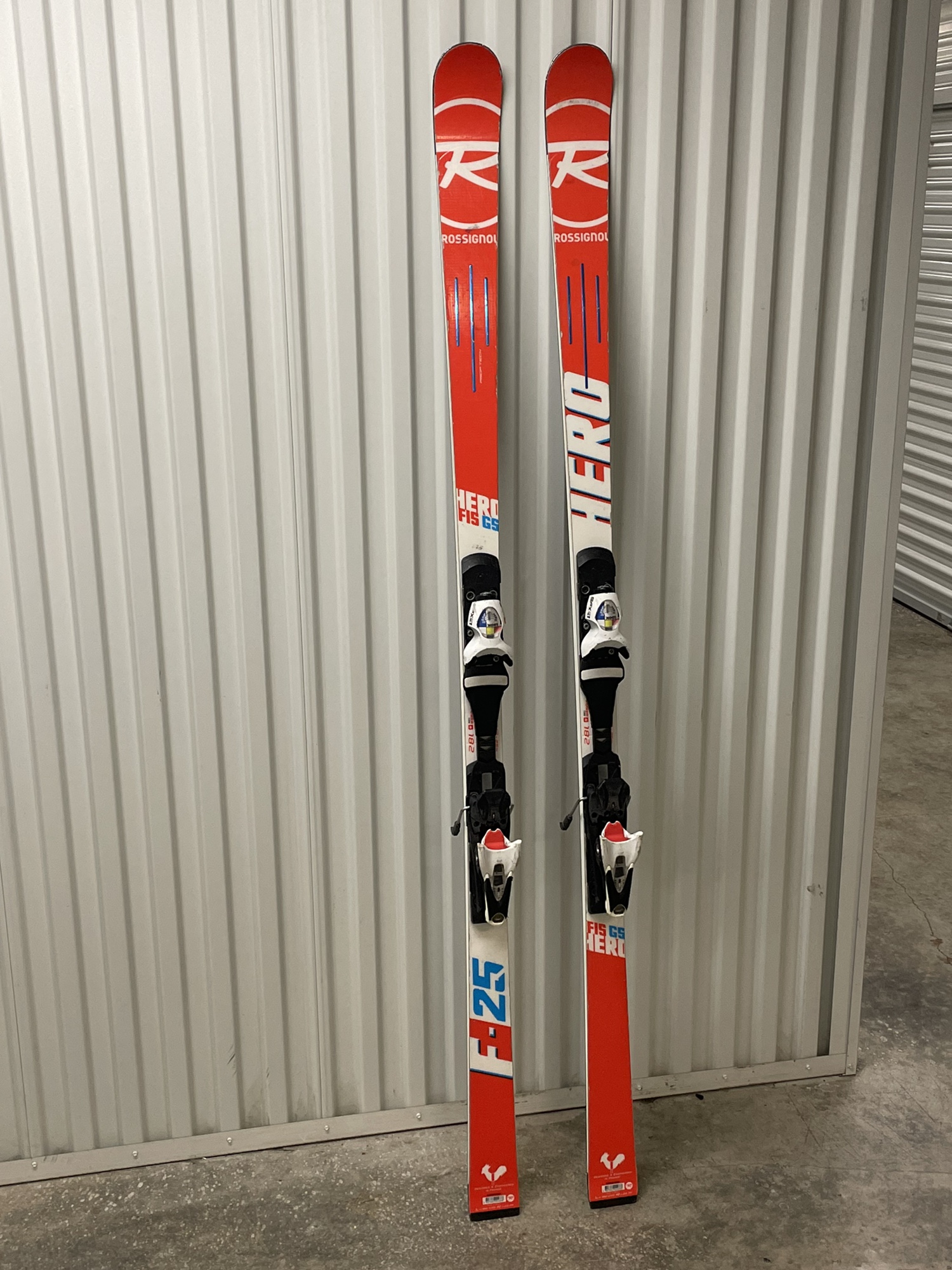 Used Rossignol Hero FIS GS Racing Skis Max Din 15 | SidelineSwap