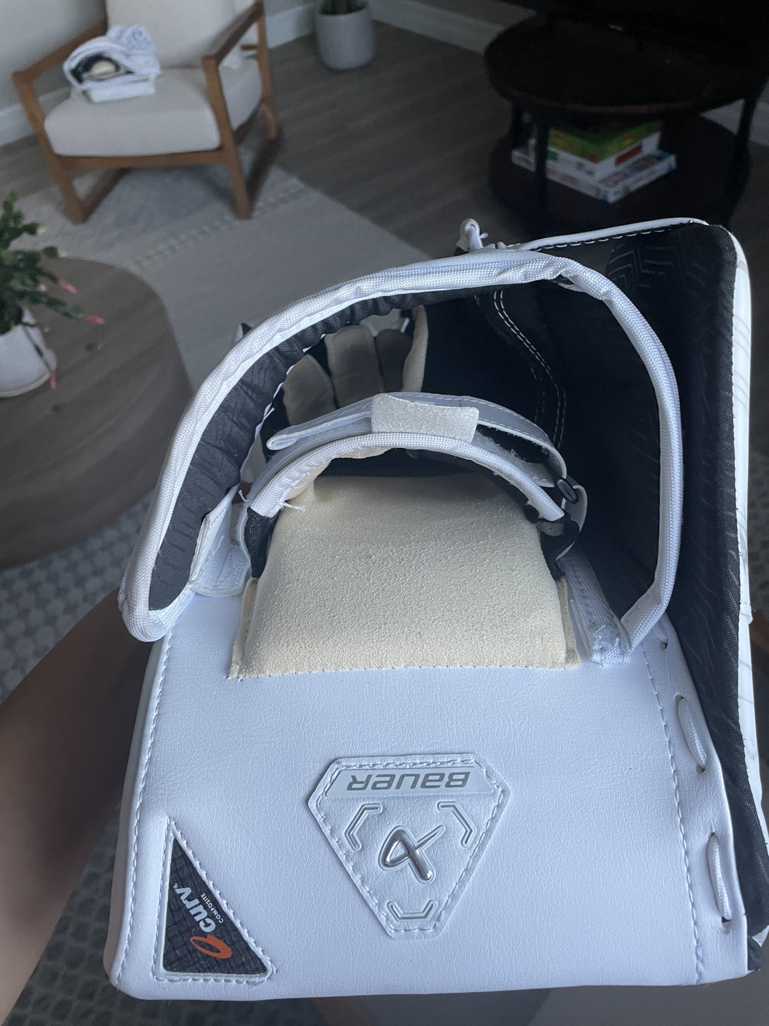 Bauer Supreme Mach Goalie Glove and Blocker | SidelineSwap