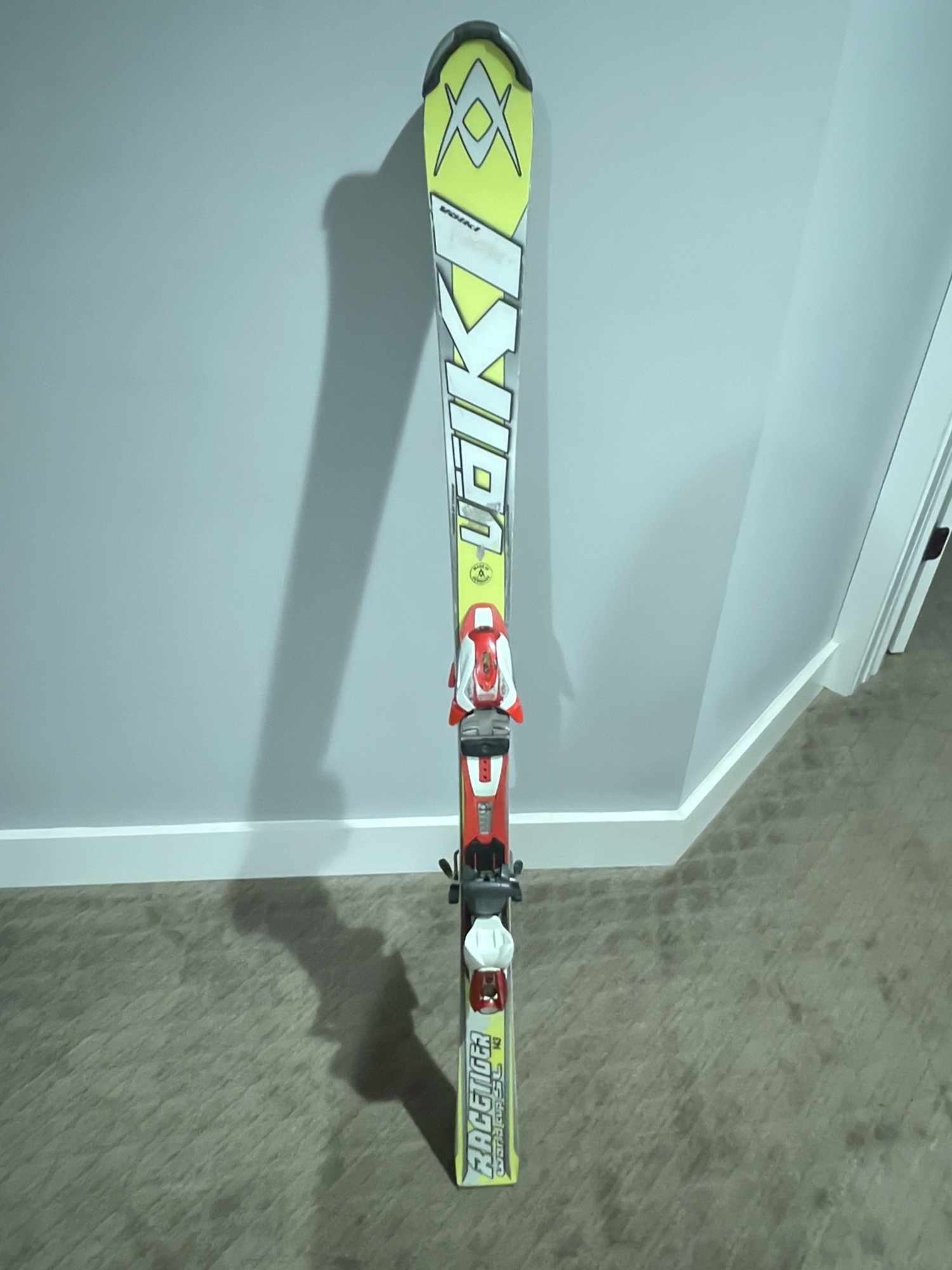 Used 143 cm With Bindings Racetiger SL Skis | SidelineSwap