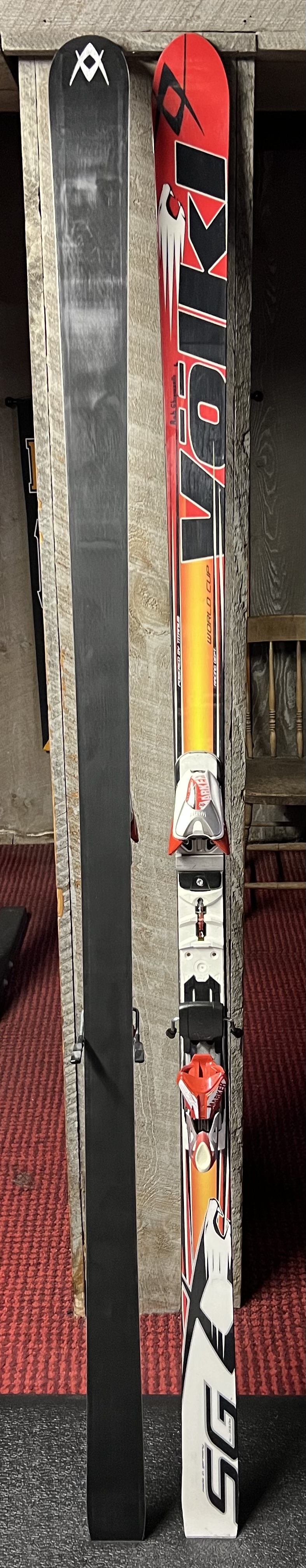 Volkl Racetiger World Cup Race Stock Super Giant Slalom Skis with ...