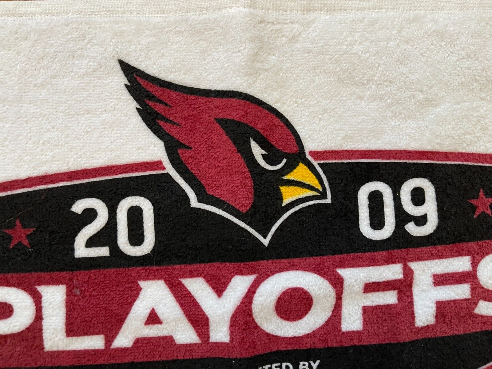 Arizona Cardinals NFL FOOTBALL SUPER AWESOME 2009 PLAYOFFS SGA Rally Towel! | SidelineSwap