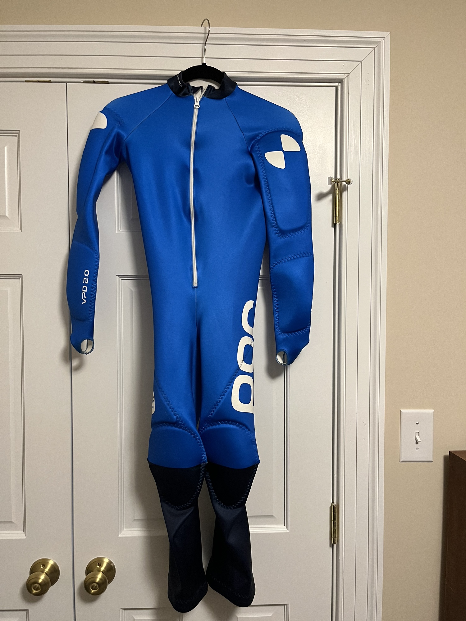 Blue POC GS JR Padded Ski Race Suit | Youth Medium | Lightly Used ...