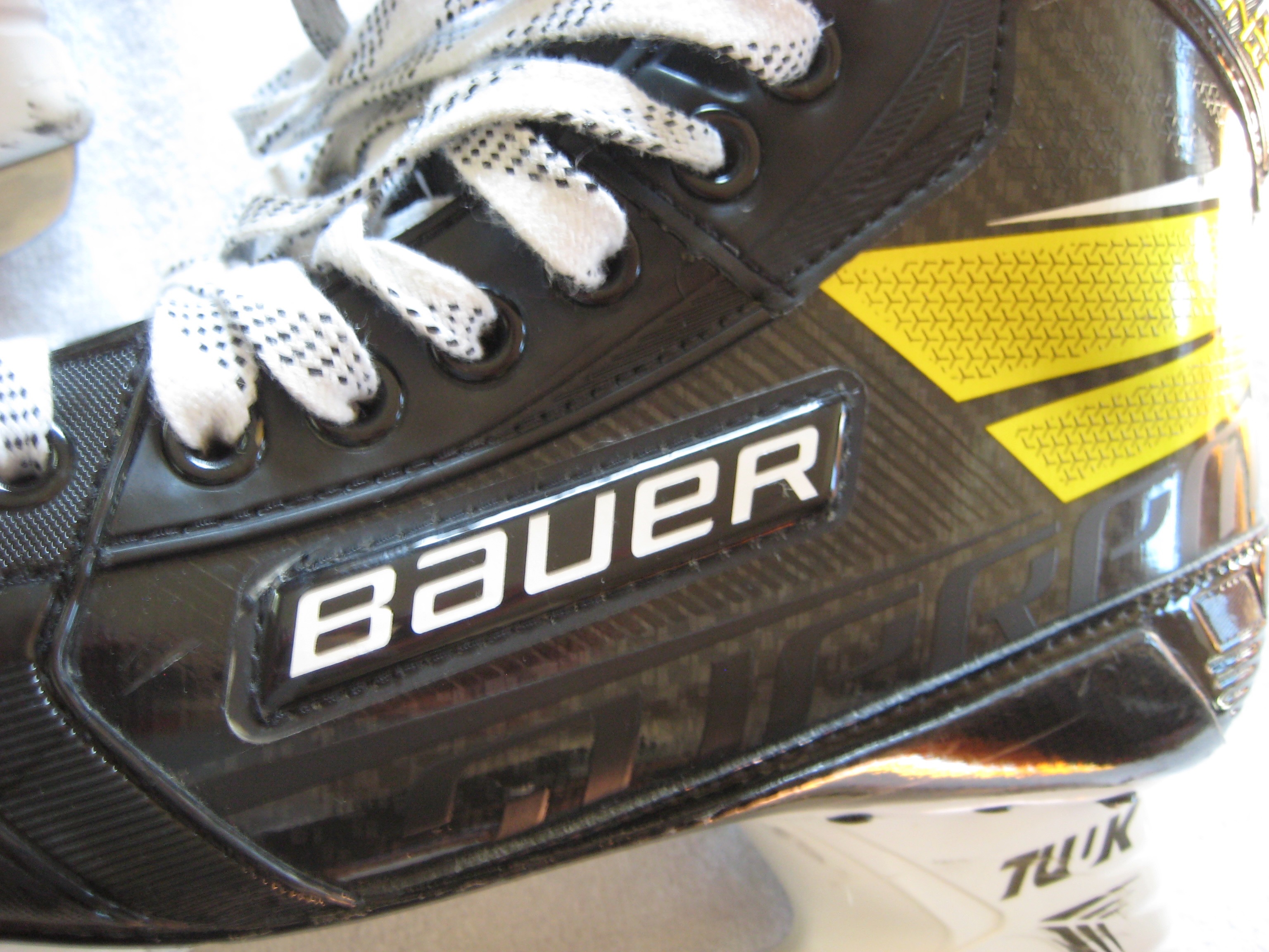 Bauer Ultra Sonic Skates StepSteel Runners Brand New Original Laces ...