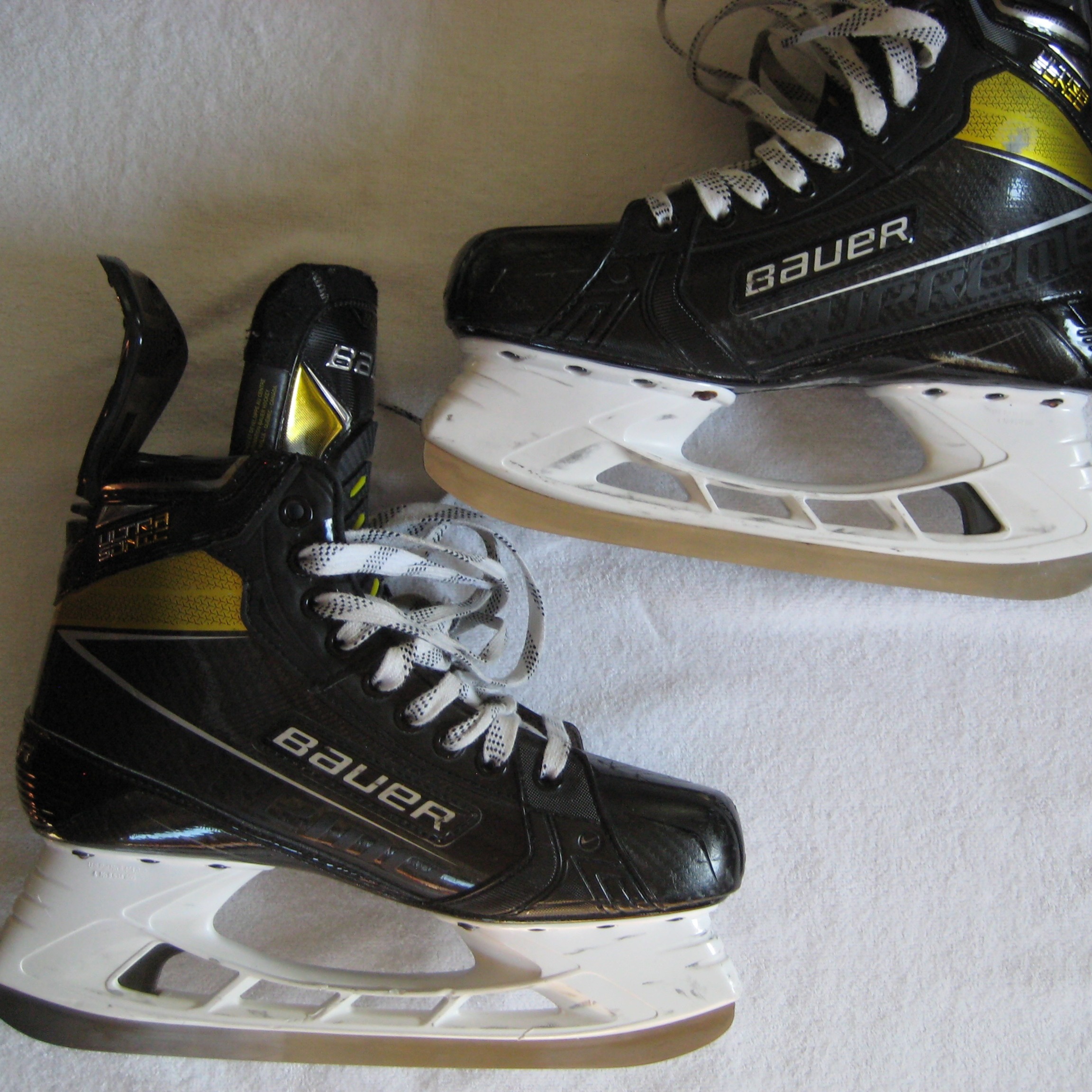 Bauer Ultra Sonic Skates StepSteel Runners Brand New Original Laces ...