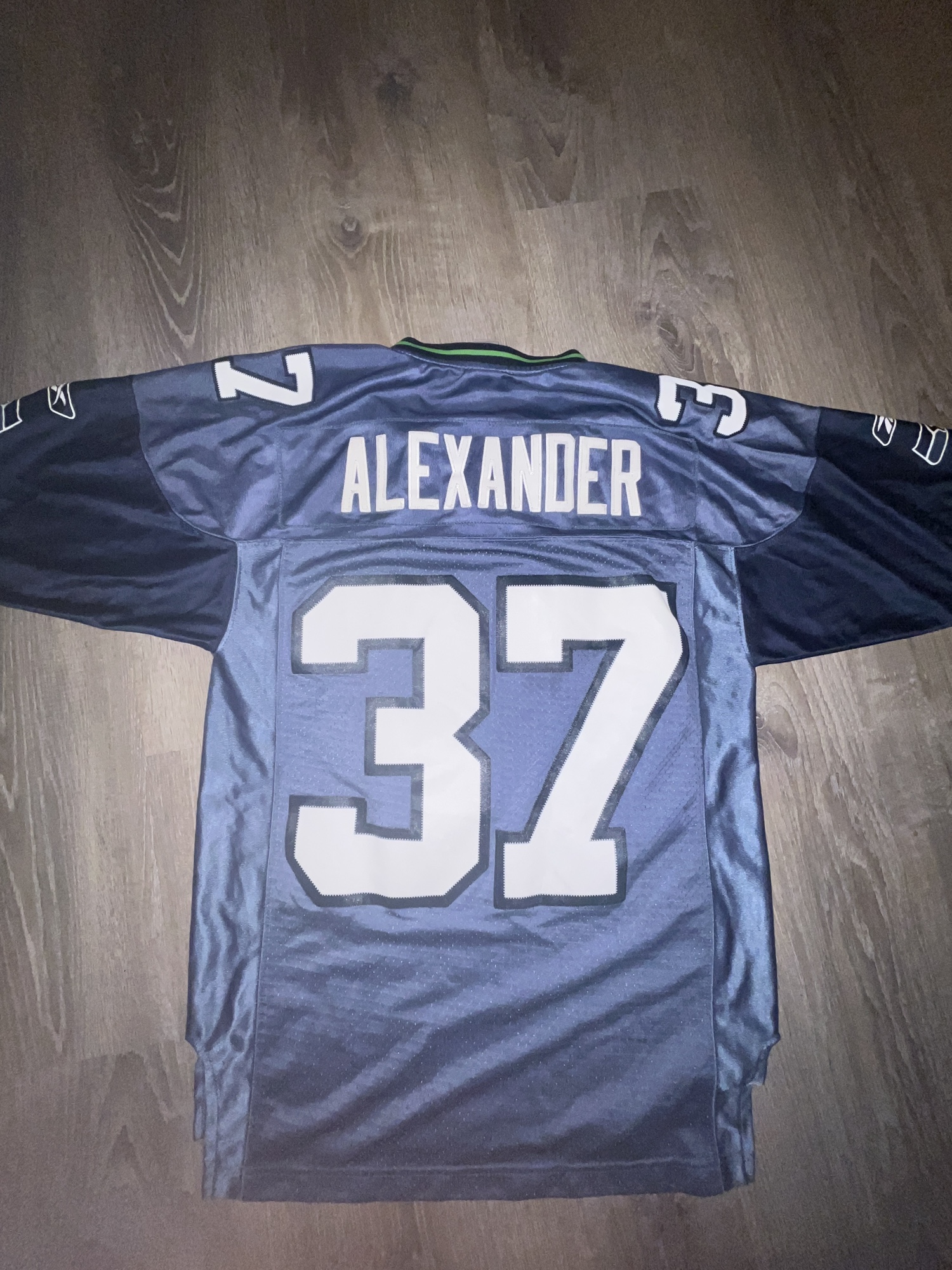 Shaun Alexander Blue Reebok Jersey | SidelineSwap