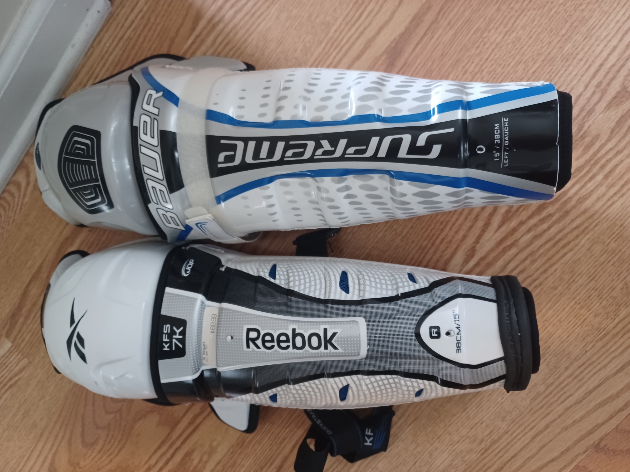 New Reebok 7K Shin Pads and Bauer one 55 | SidelineSwap