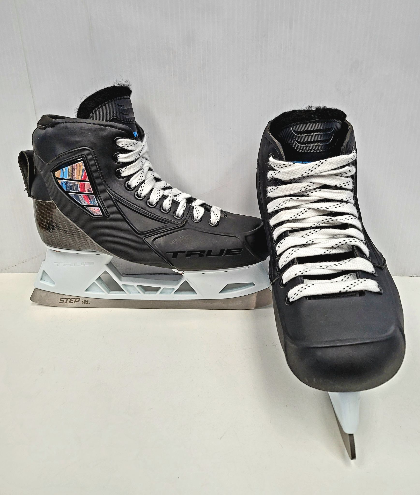 New True Pro Custom Pro Stock Goal Skates Size 8 | SidelineSwap