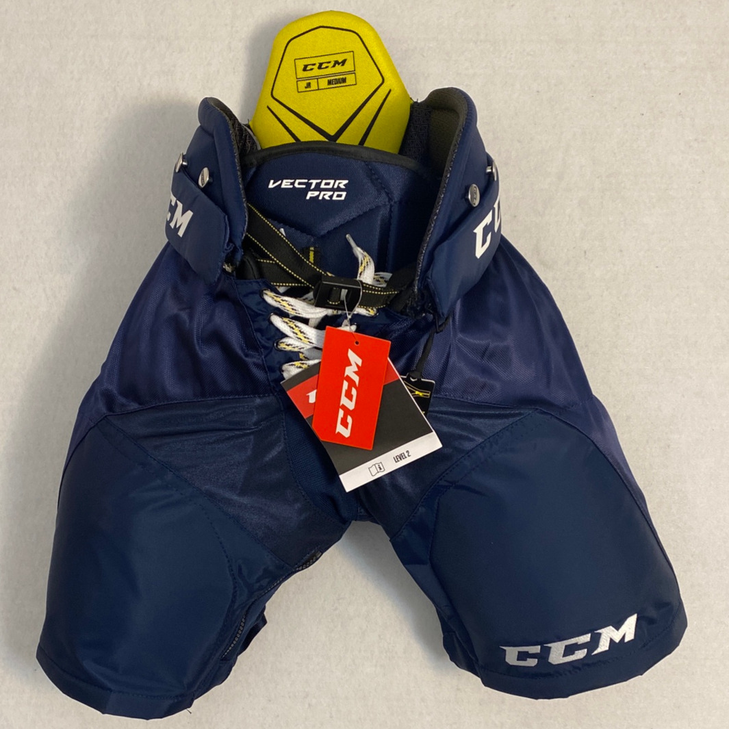 NEW CCM Vector Pro Pant, Navy, Jr. Medium | SidelineSwap