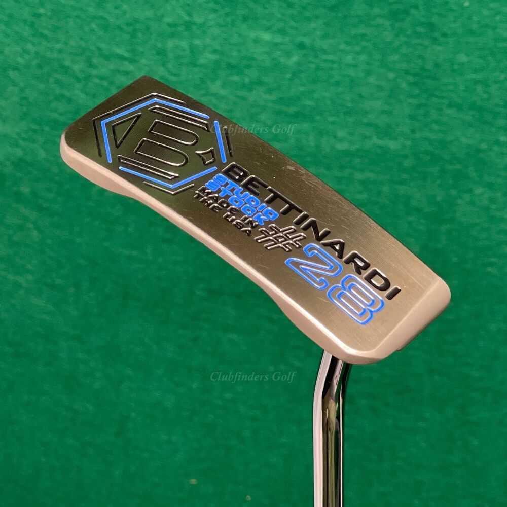 Bettinardi 2017 Studio Stock #28 Milled 34" Single-Bend Putter W/ Headcover | SidelineSwap